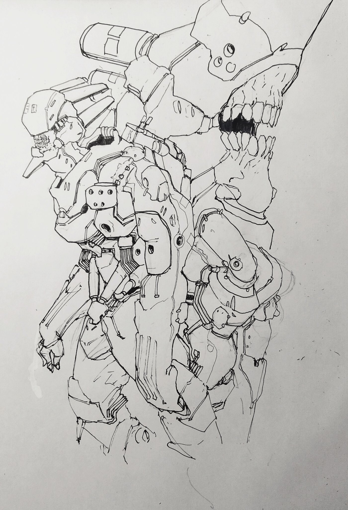 ArtStation - Biomech Sketches