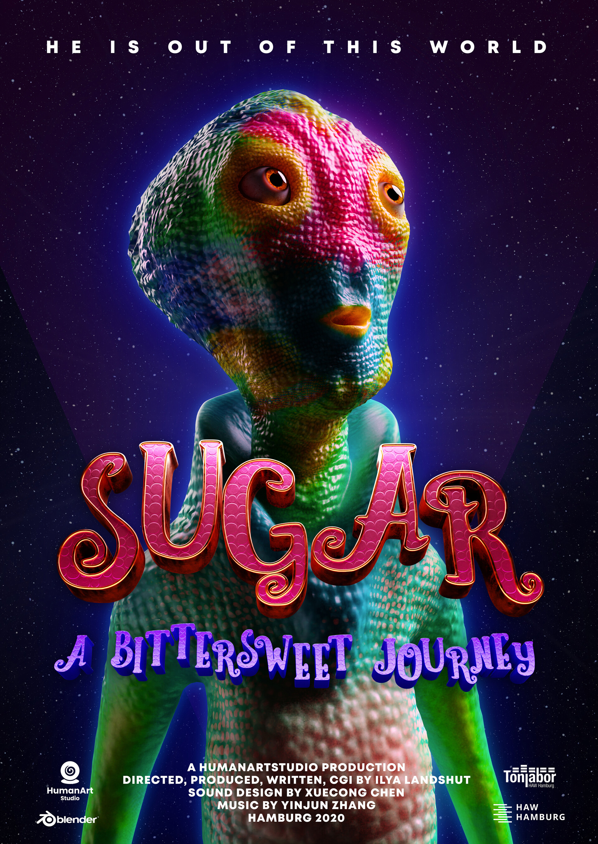 ArtStation - Movie poster "Sugar - A Bittersweet Journey"