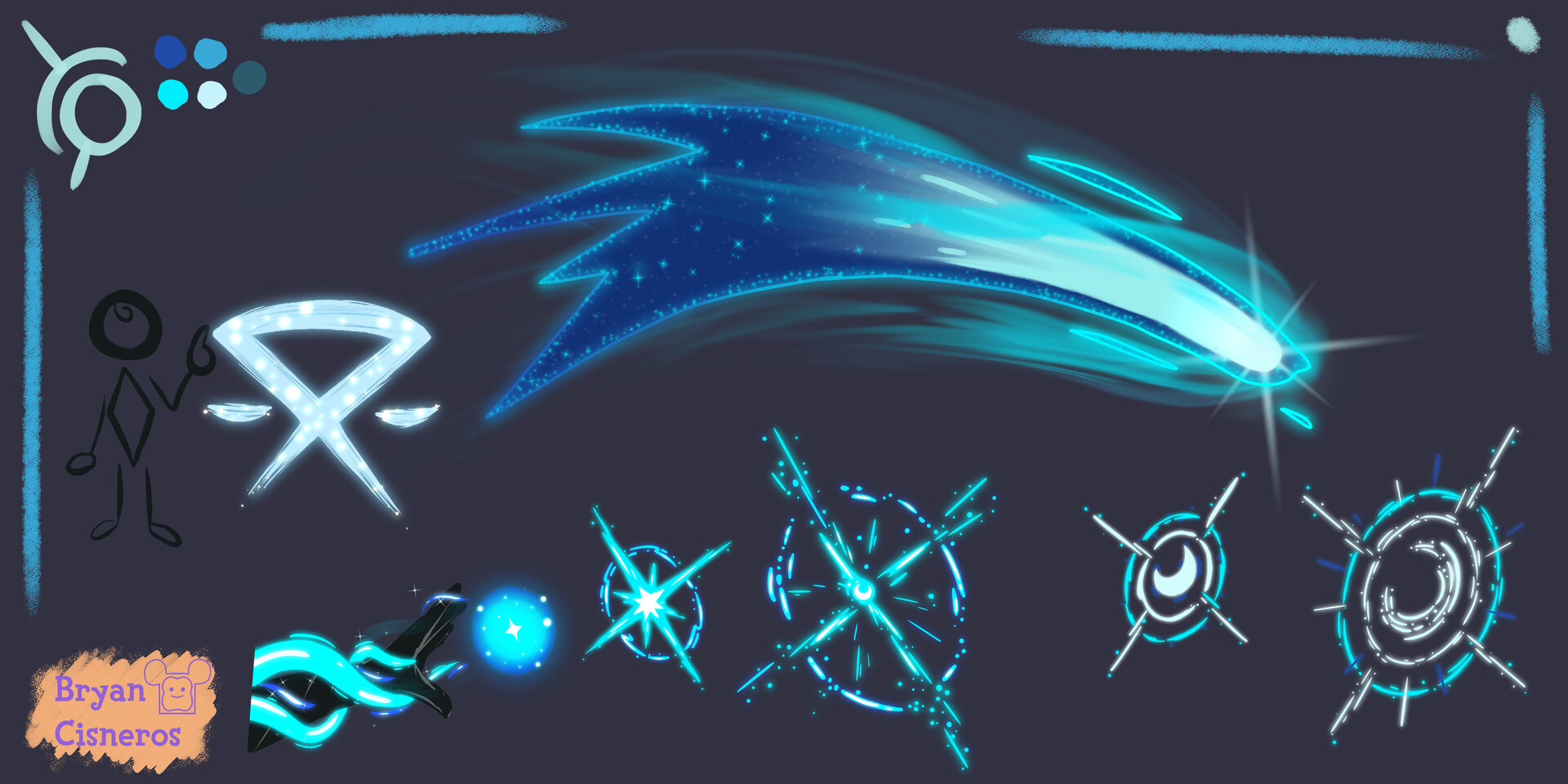 ArtStation - VFX Concepts- Moon Magic