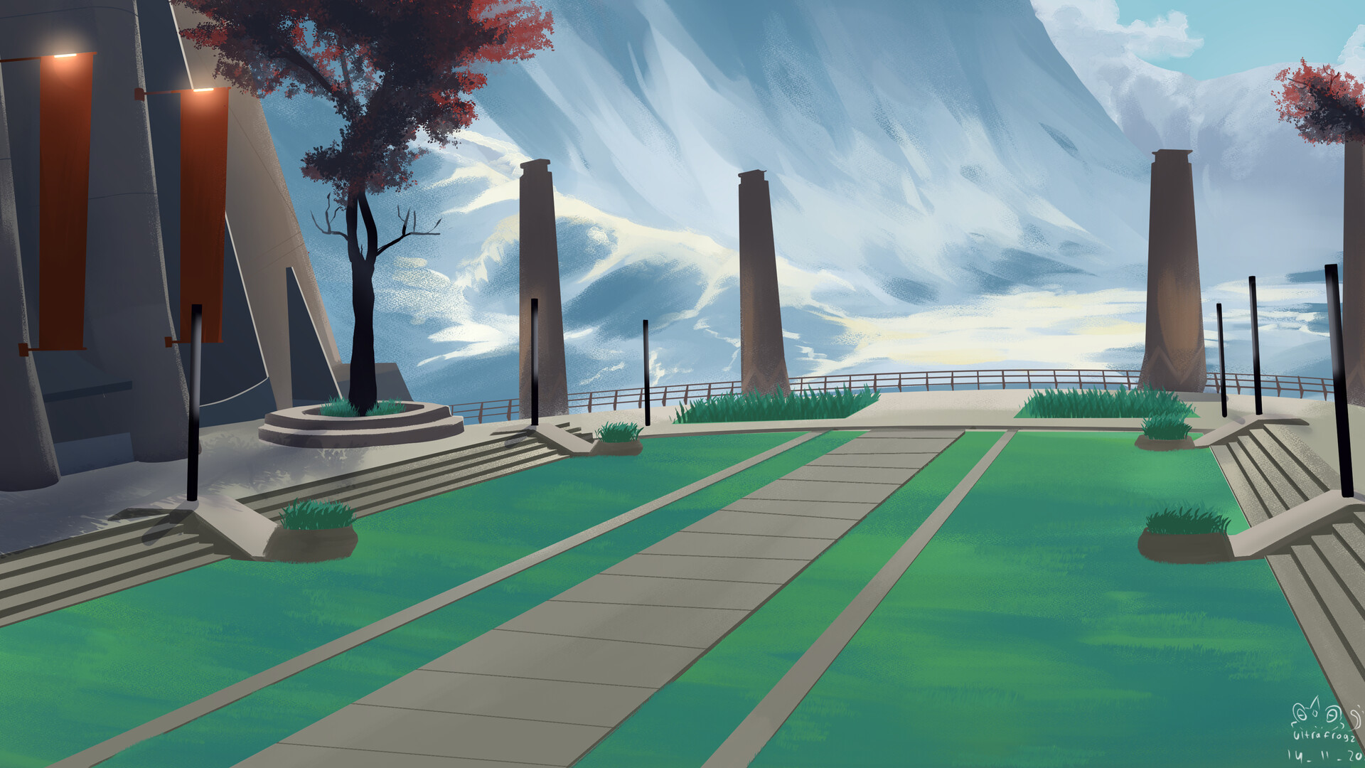 ArtStation - Practice drawing BG