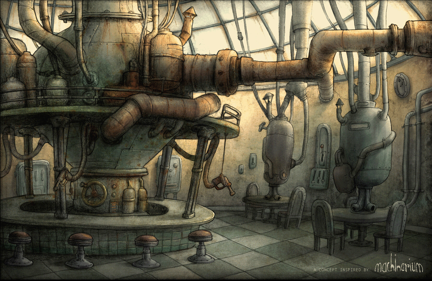 Machinarium Concept Art