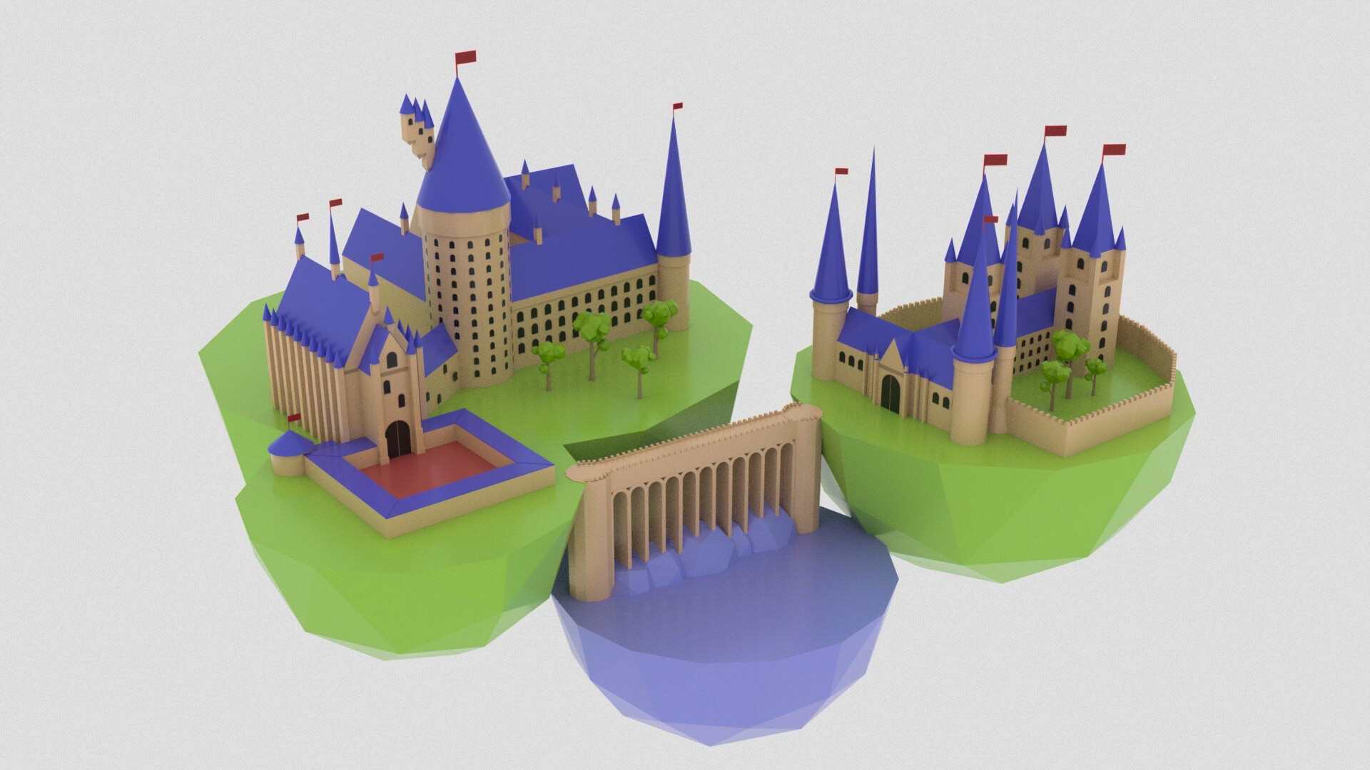 ArtStation - Mini Hogwarts 🏰🦉