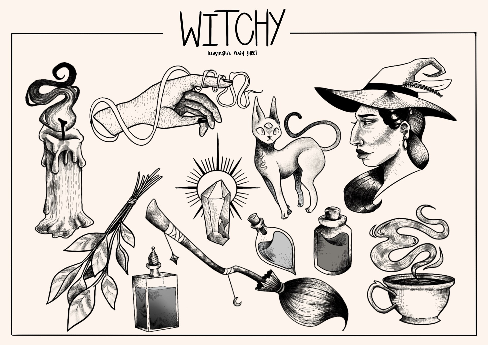 ArtStation - Witchy - Illustrative Study