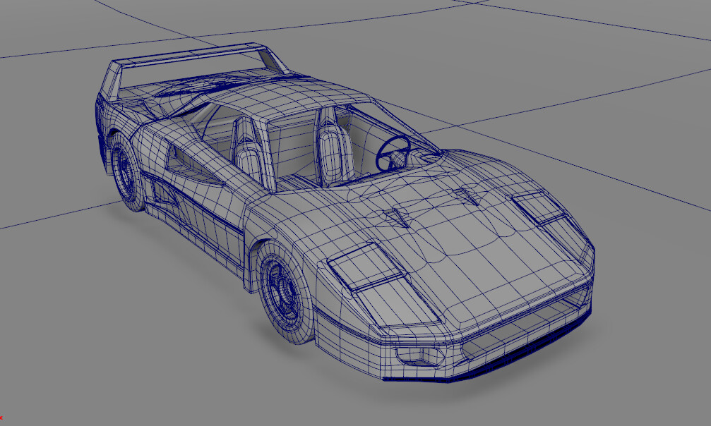 Ziyu Liu - Ferrari F40 with suspension Rigging