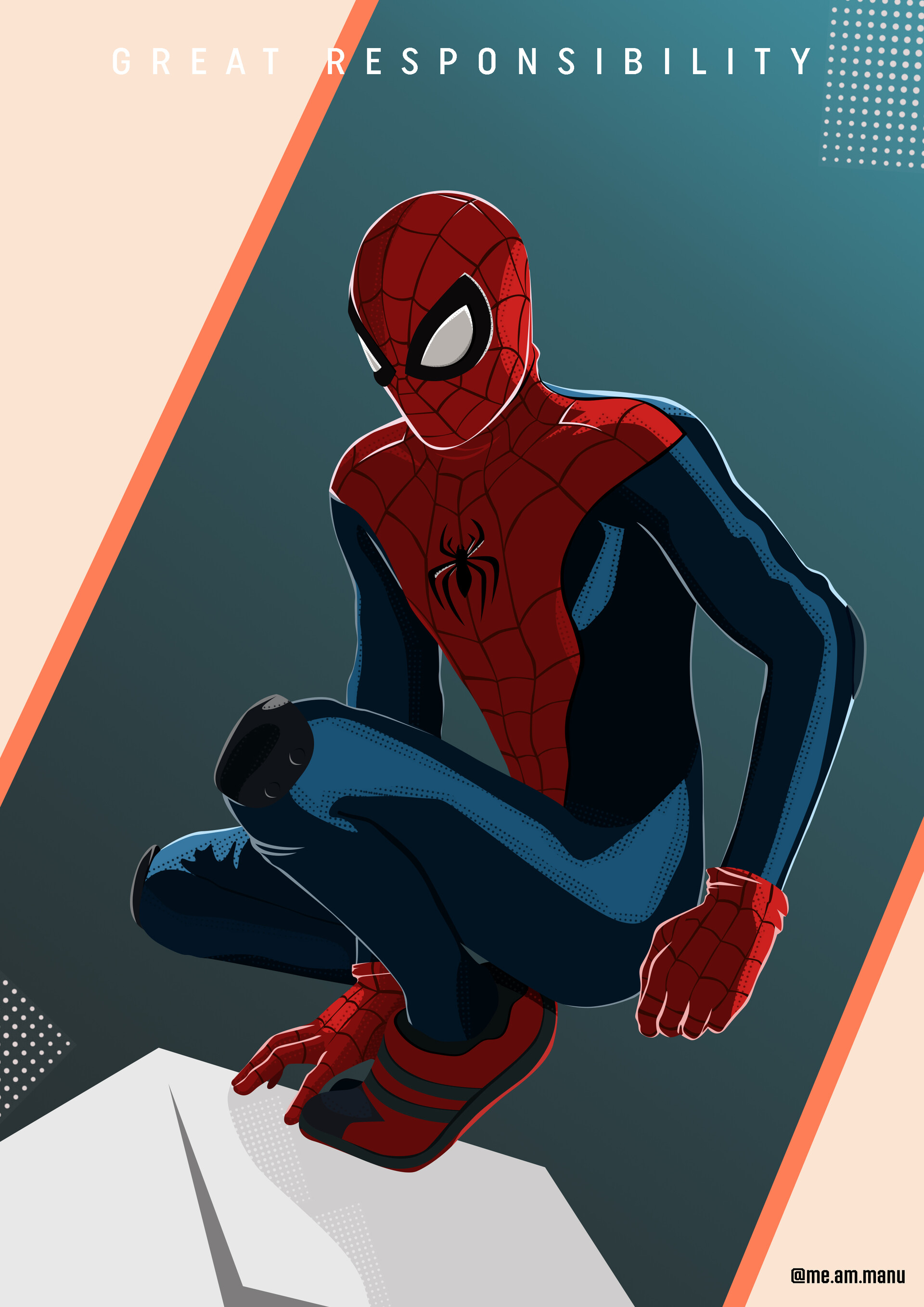ArtStation - Spider man Miles Morales 'Great Responsibility'suit