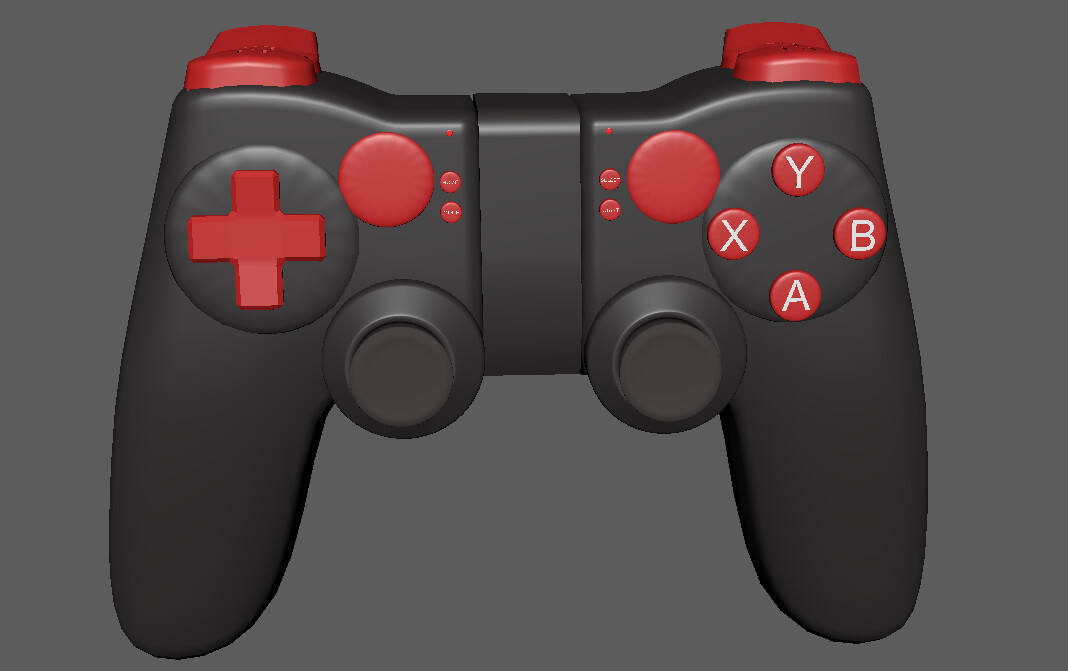 ArtStation - Concept 3D Gamepad Controller - Maya Autodesk
