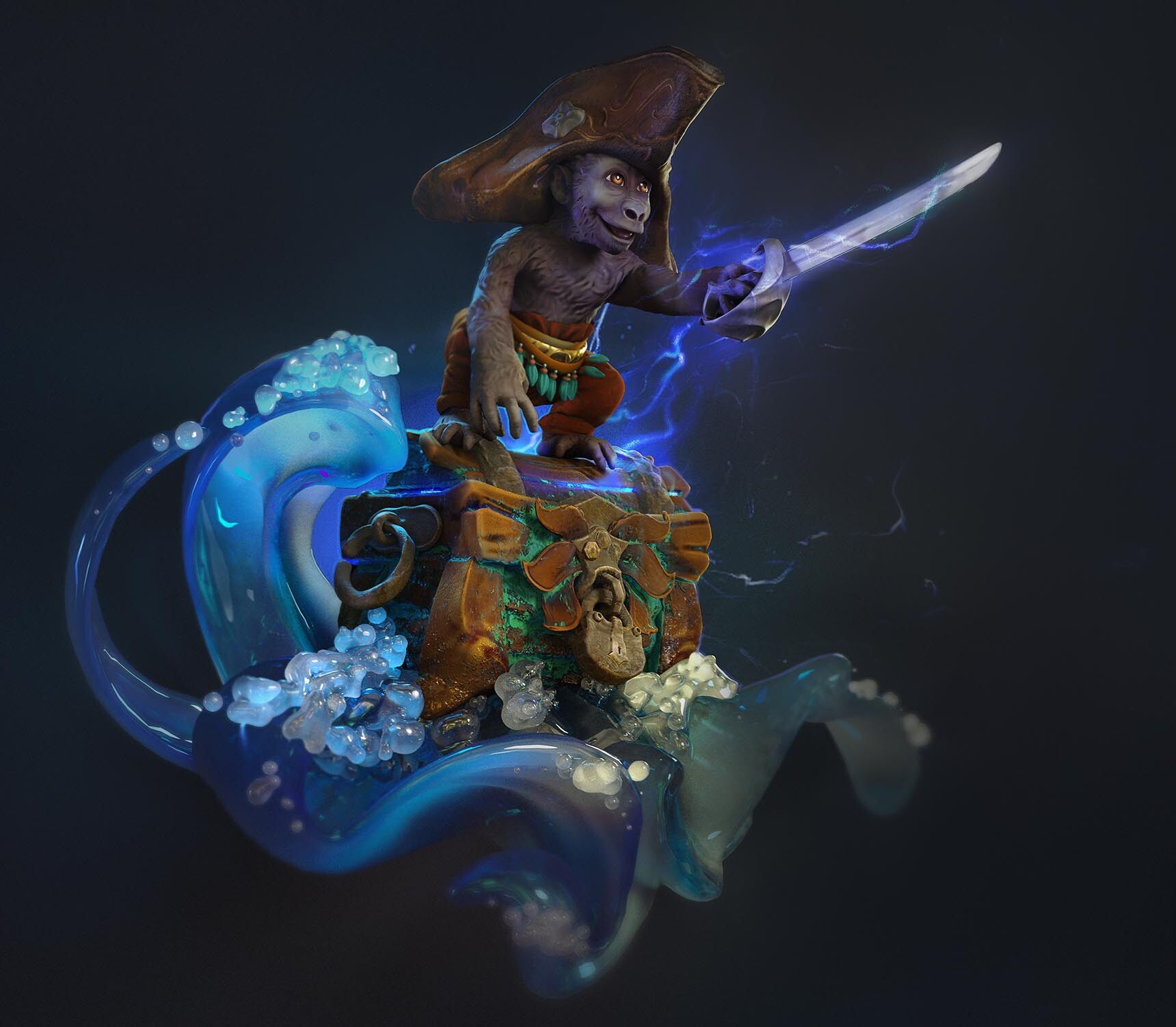 ArtStation - Old sword and magic