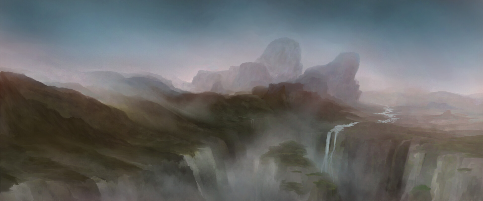 ArtStation - Misty Valley