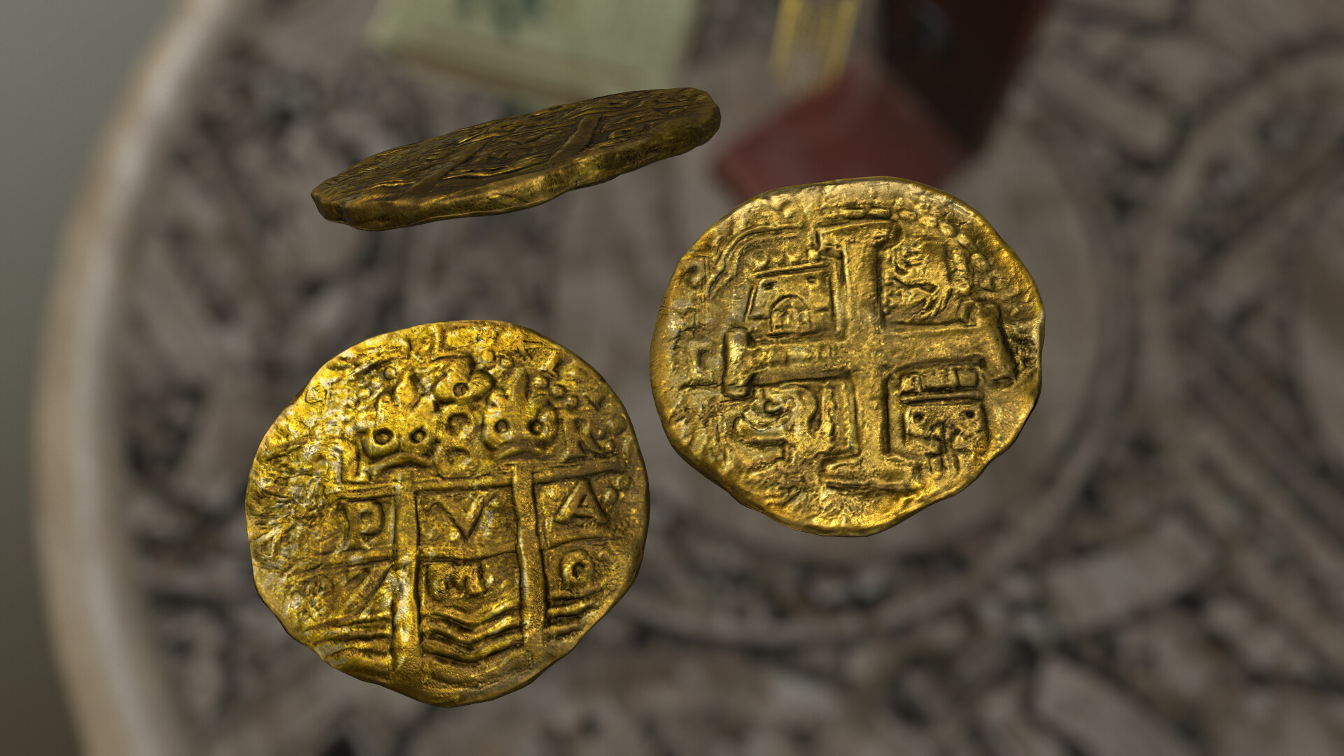 Pirate Gold Coin