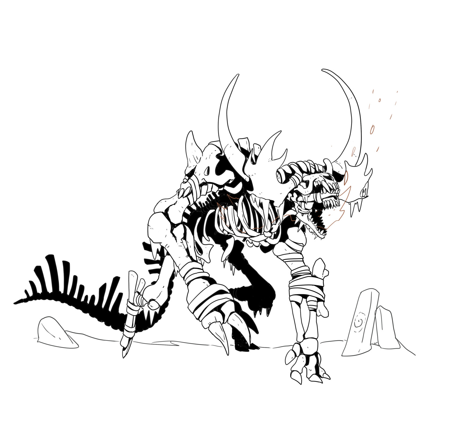 Bone Dust - Bone totem + ice age concepts2