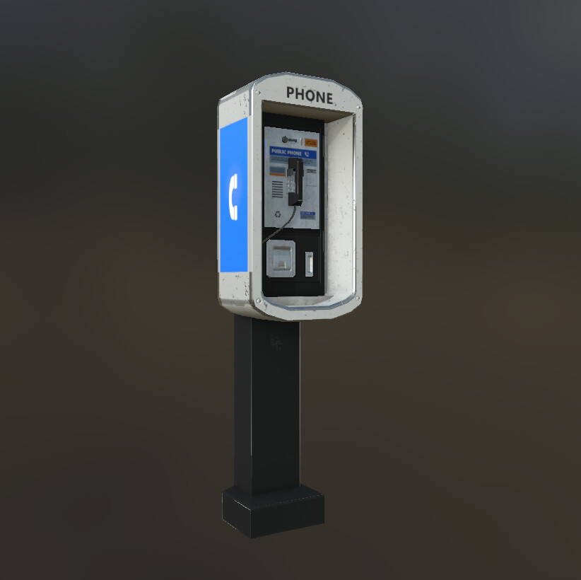 ArtStation - Pay Phone