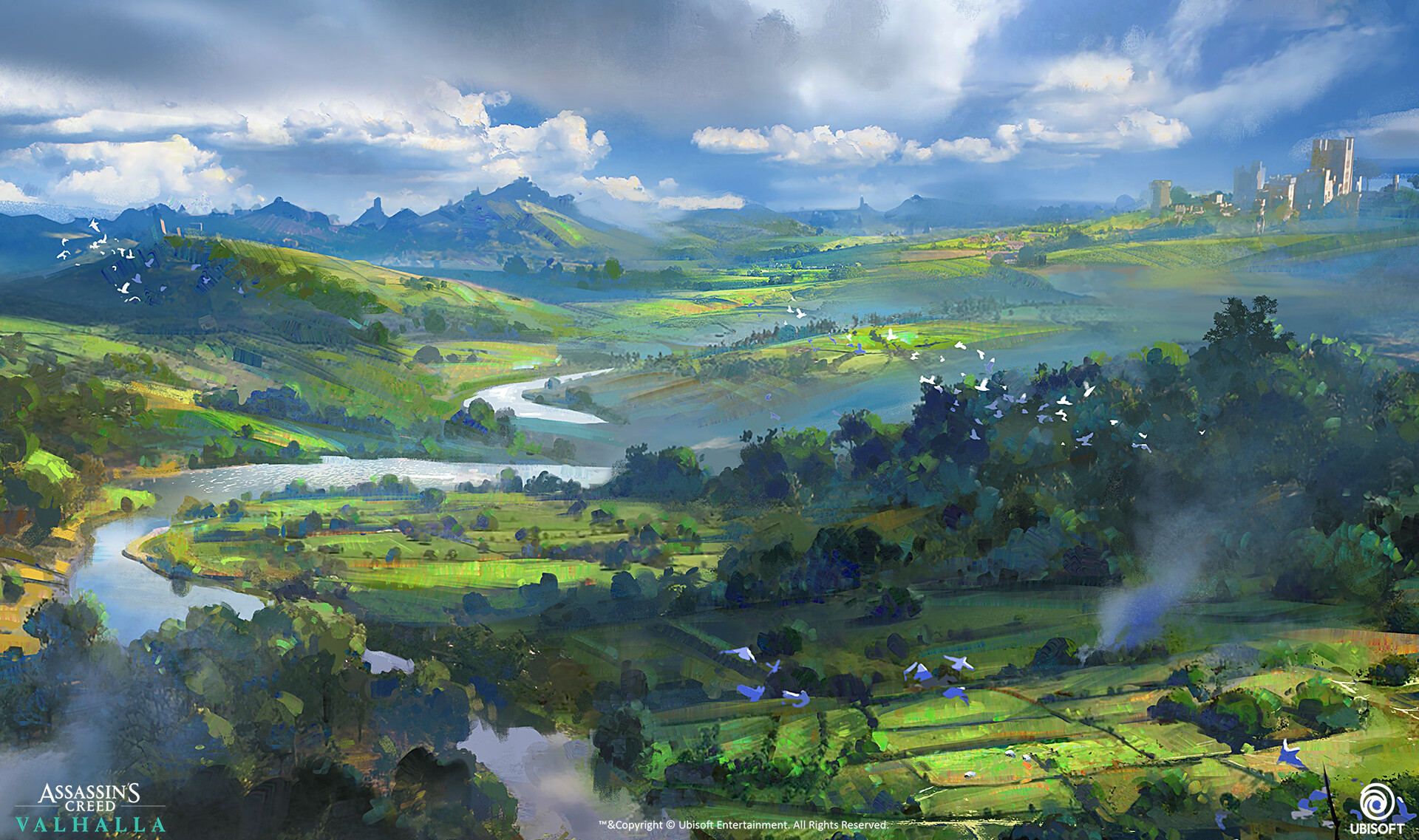 Donglu Yu - Assassin's Creed Valhalla - England Vista: Lush Mood