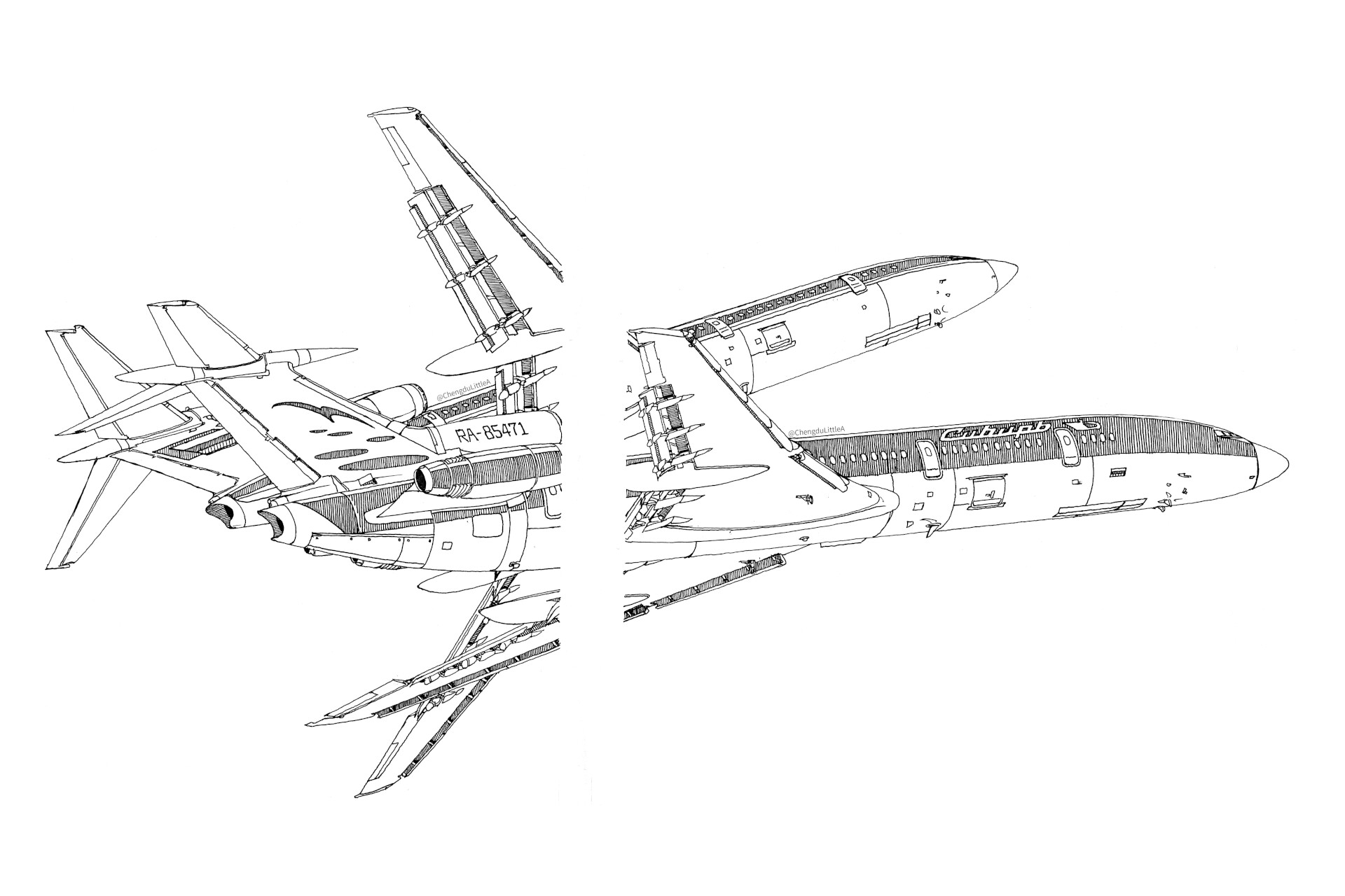 ArtStation - Tu-154 B2