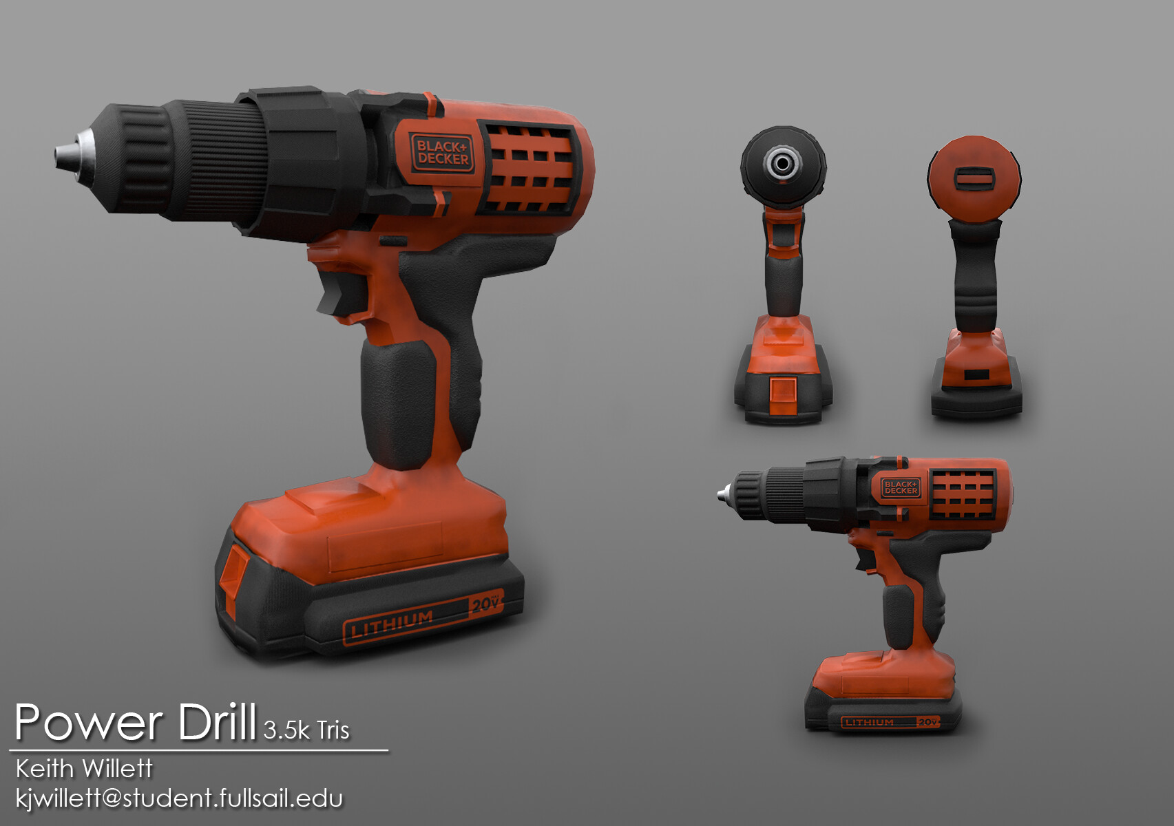 ArtStation - Power Drill 2