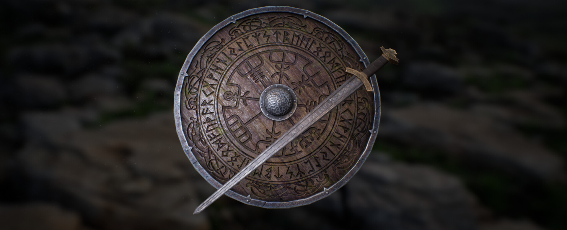 ArtStation - Viking Sword and Shield