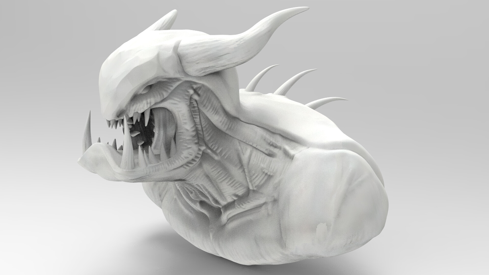 ArtStation - Monster sculpt 3d