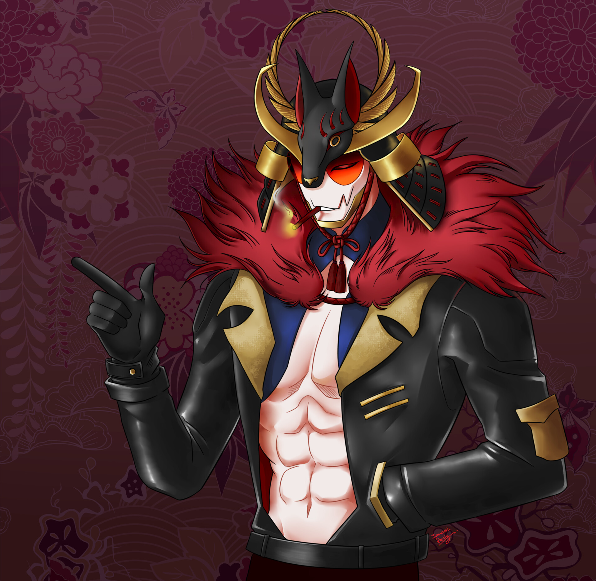 ArtStation - Samurai Biker