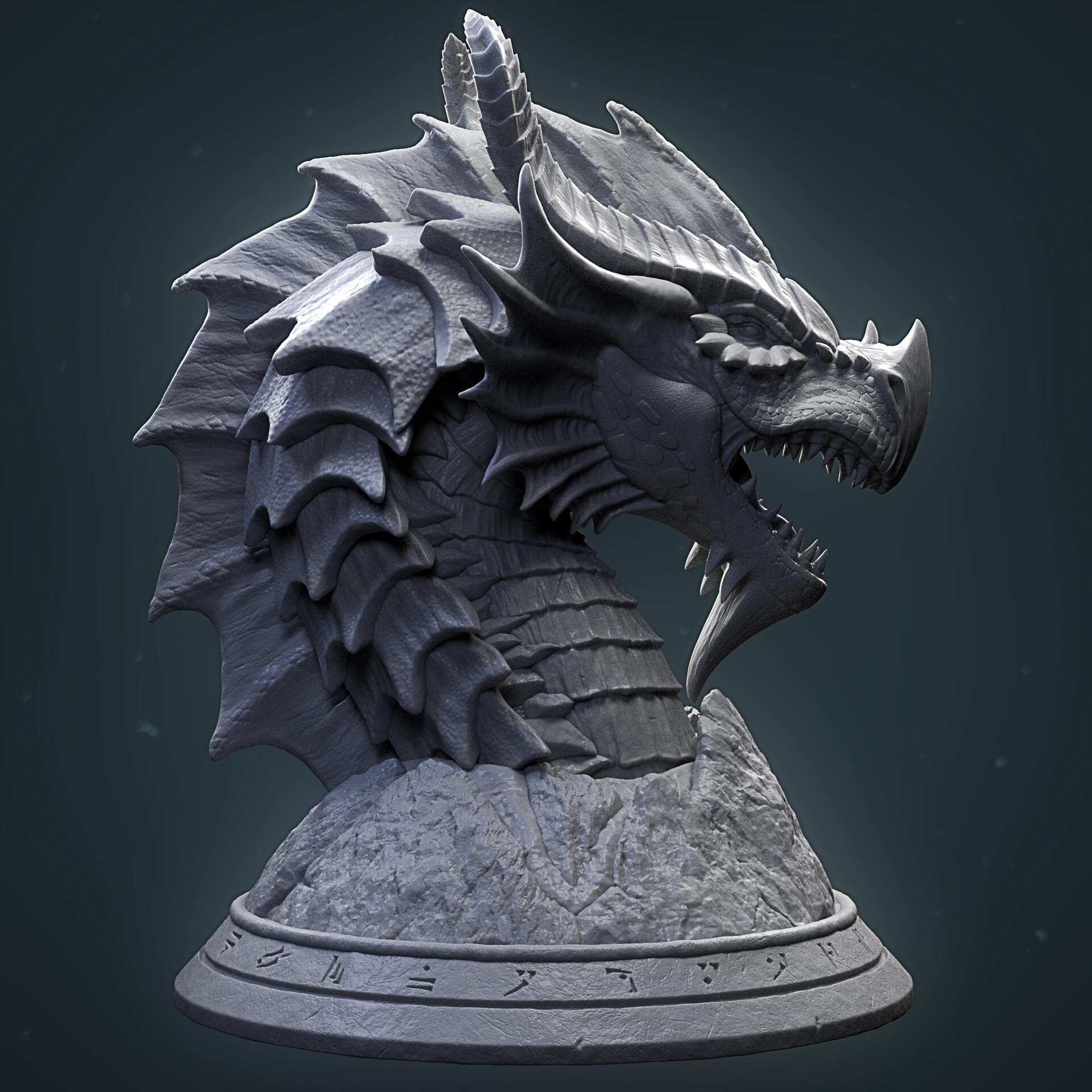 Archie Blanco - Dragon 3D Model