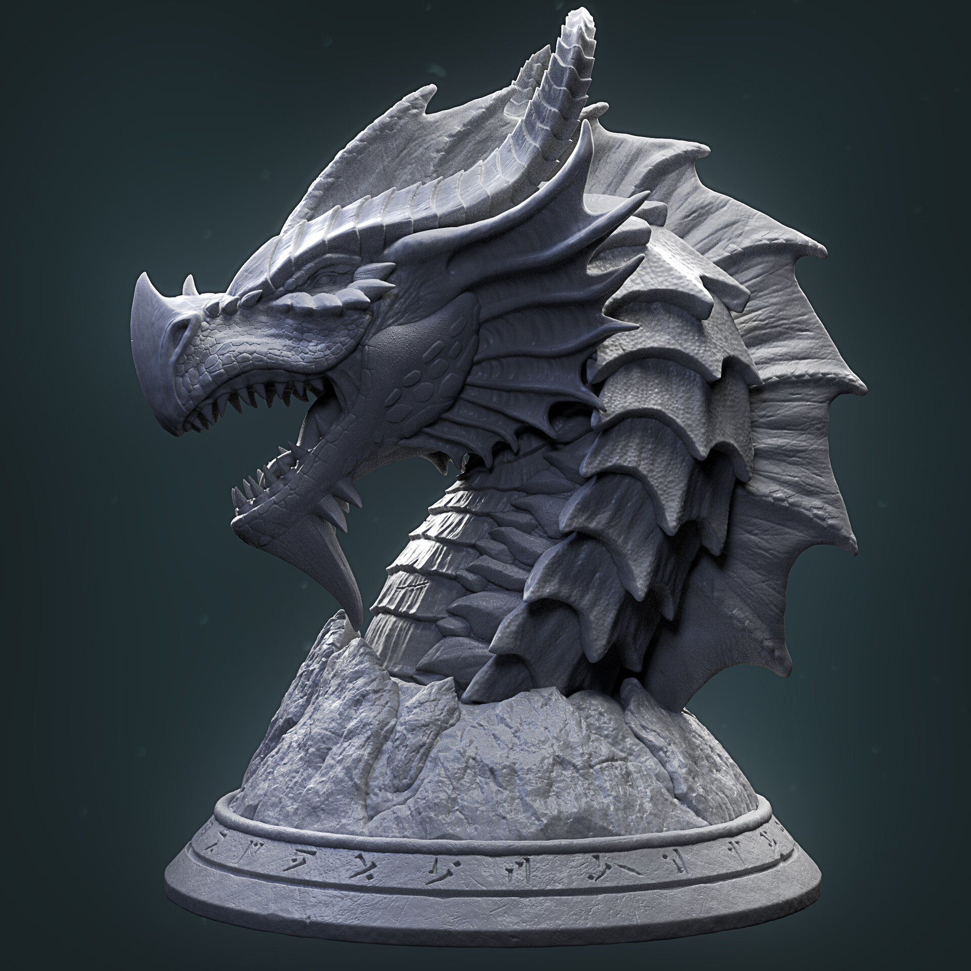 Archie Blanco - Dragon 3D Model