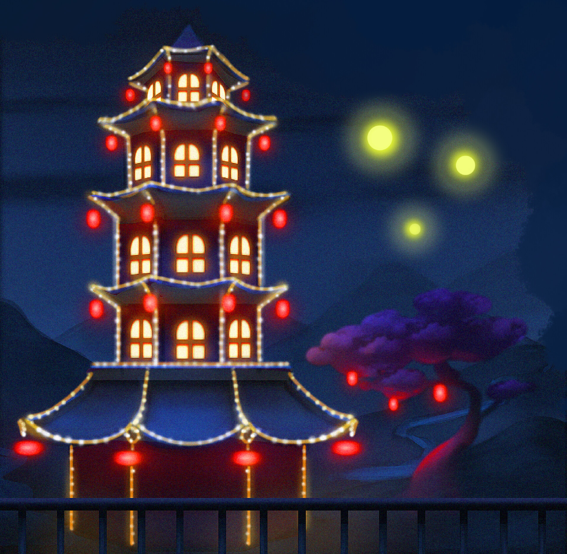 ArtStation - Lights animation