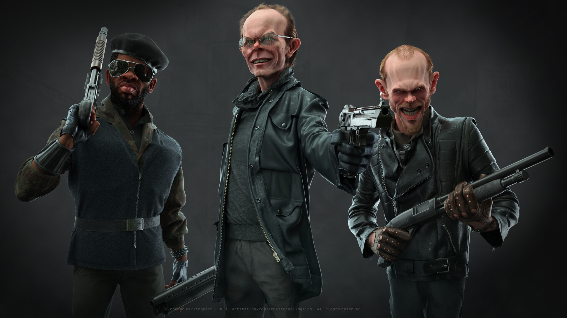 ArtStation - Thugs - Robocop