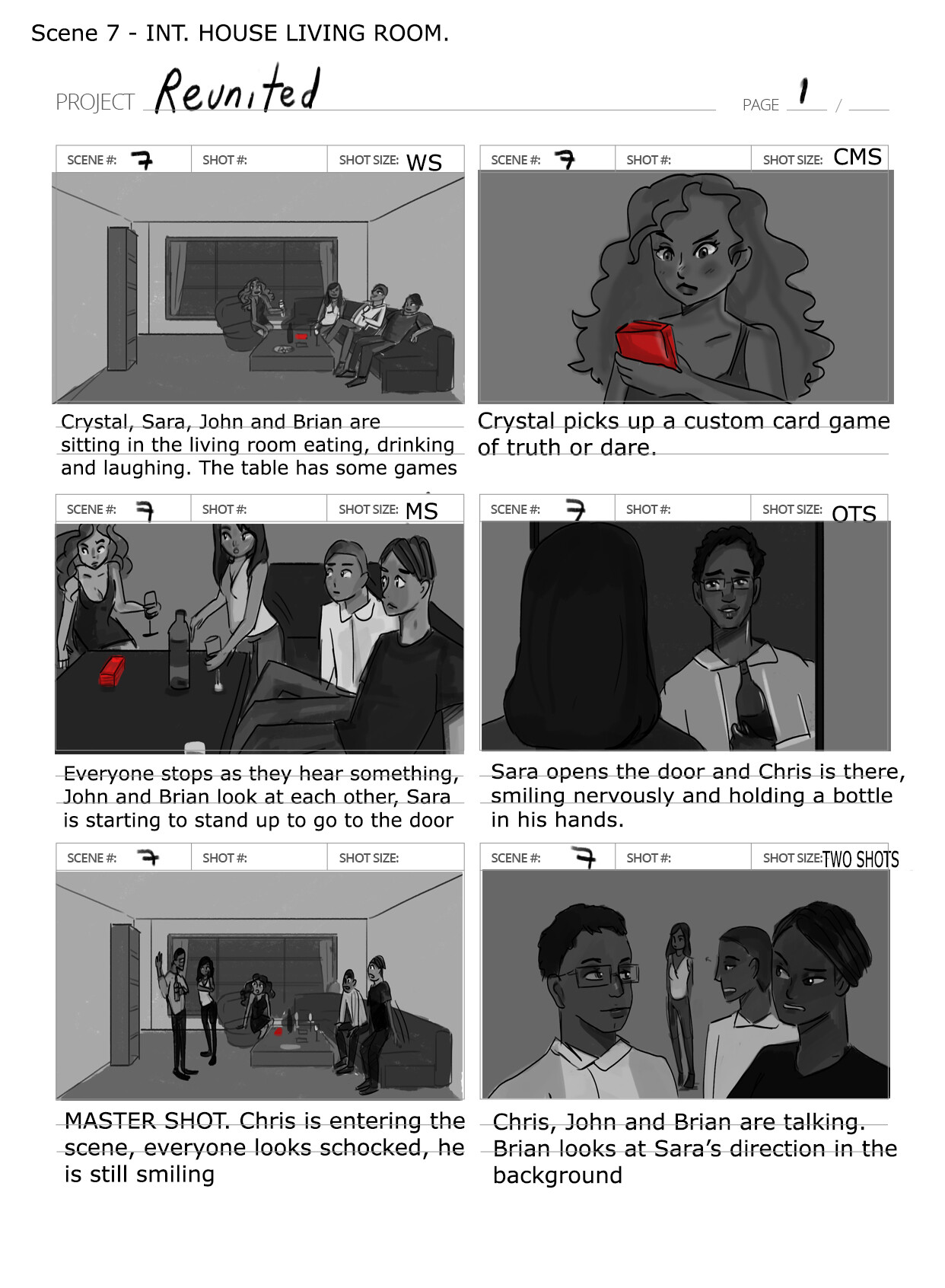 ArtStation - Storyboard Examples