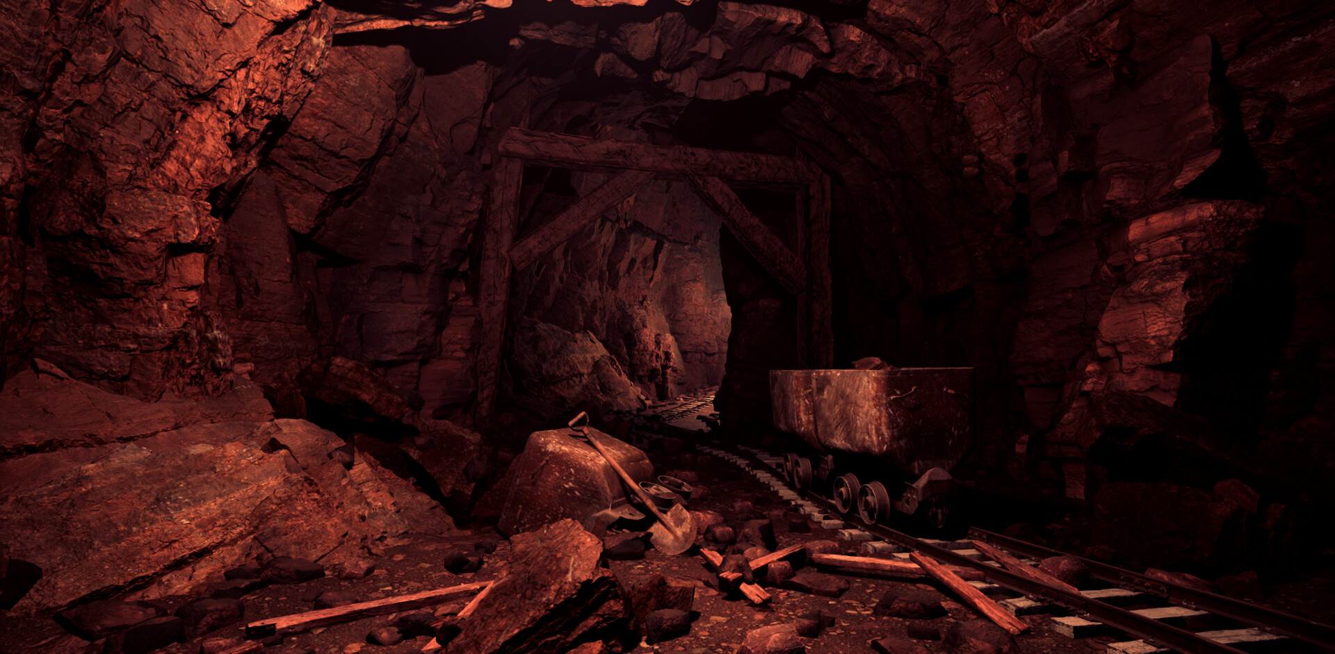 ArtStation - Just a simple Mine Scene in Unreal Engine 4