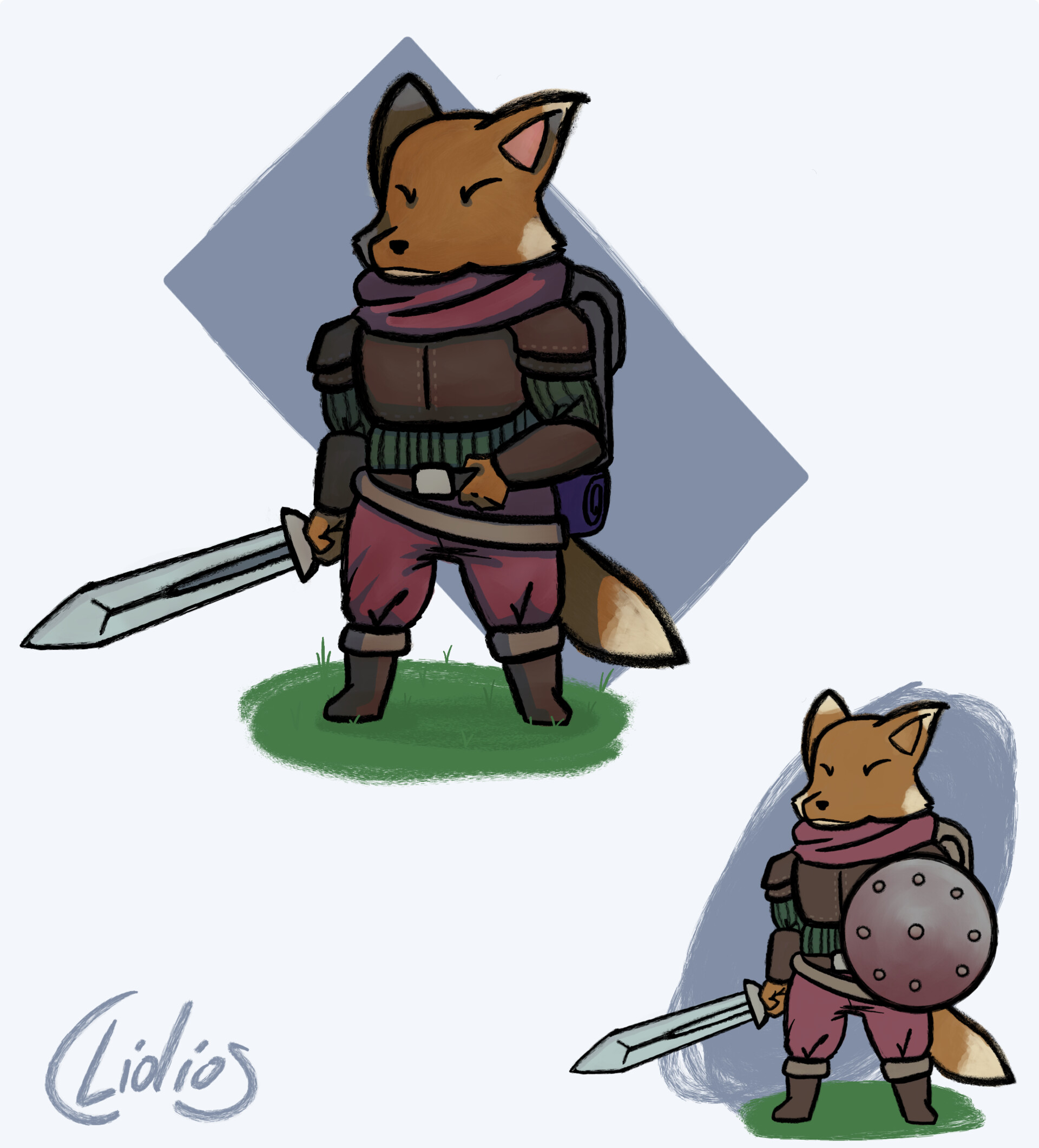 ArtStation - Fox Adventurer
