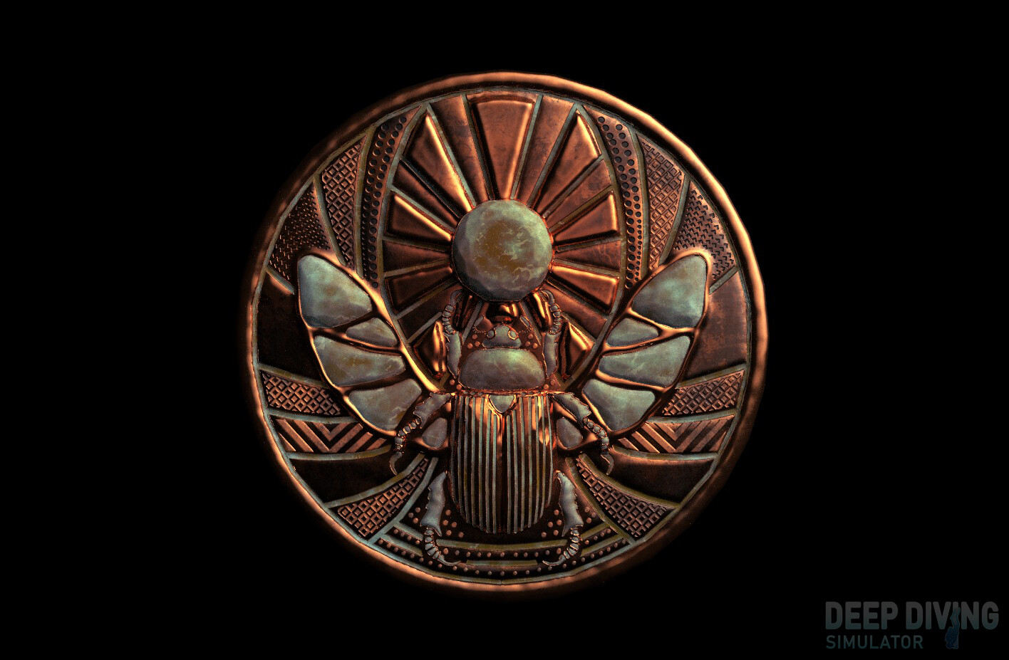 ArtStation - Deep Diving Adventures - Egyptian Level - Scarab Relief