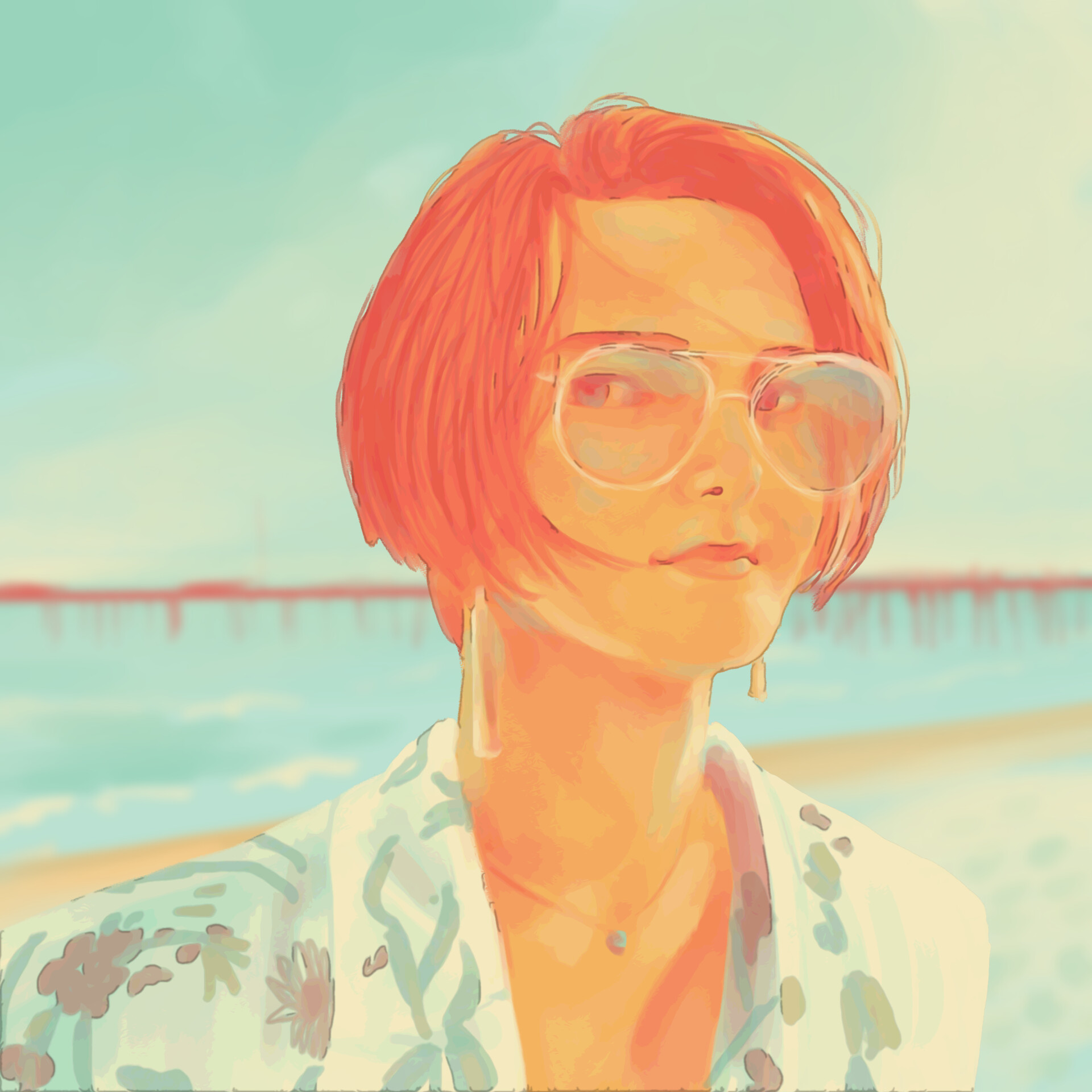 ArtStation - Digital Self Portrait