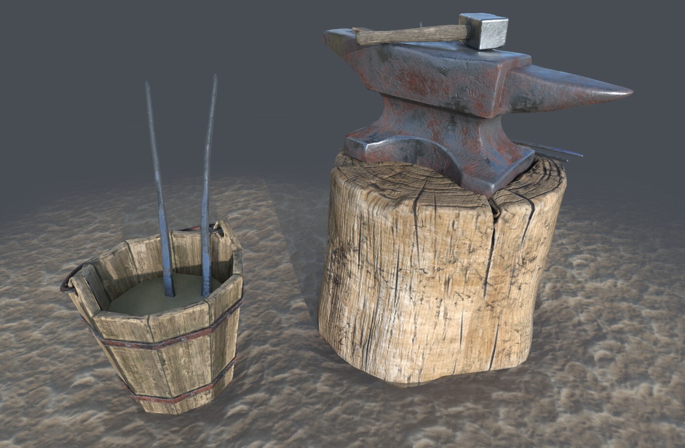 ArtStation - BlackSmith Tools