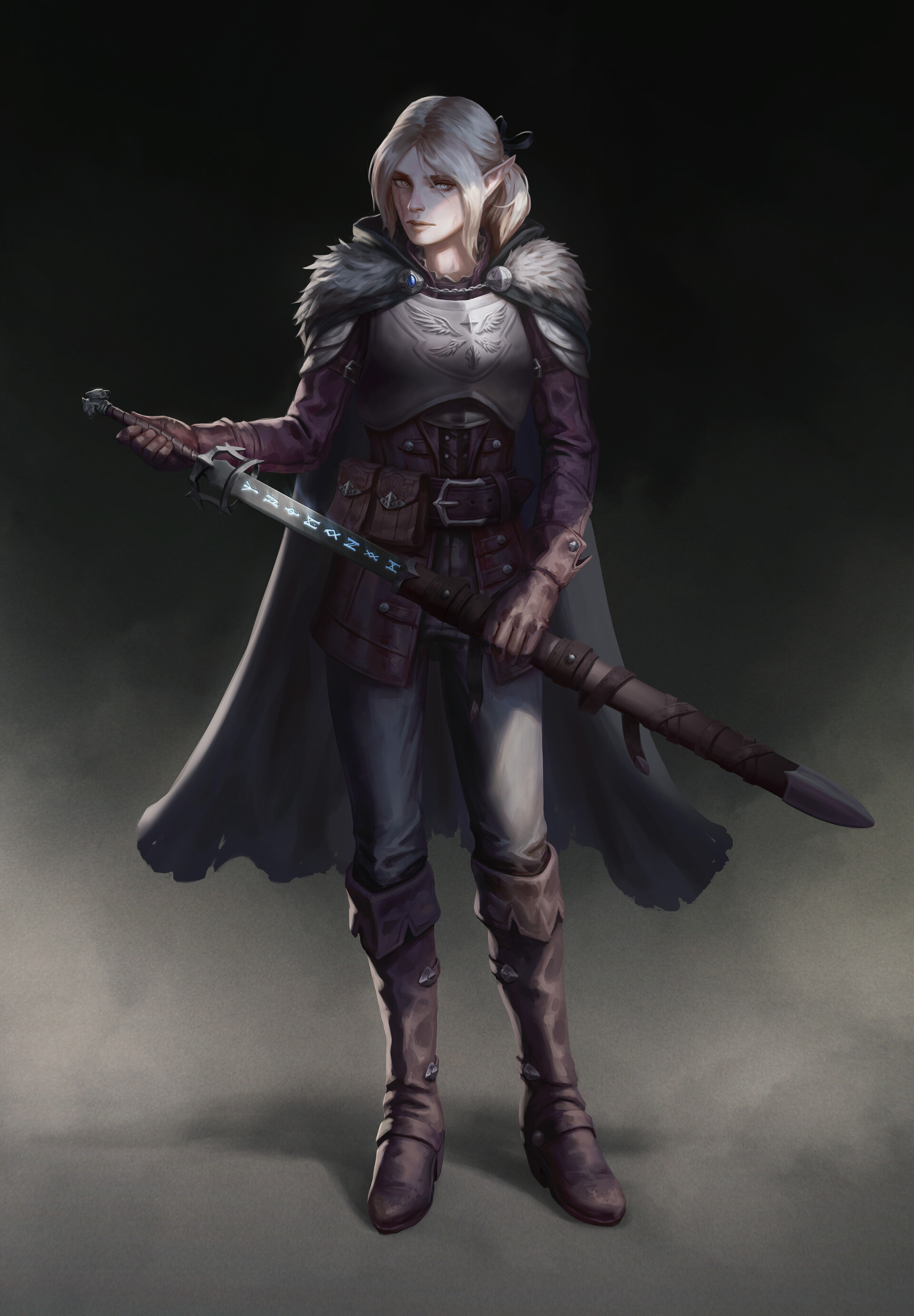 ArtStation - High Elf Sword-bearer