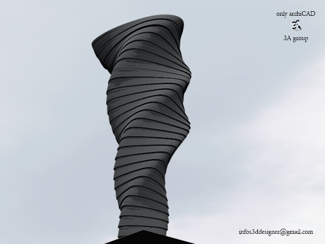 ArtStation - parametric design #Tower #archiCAD #only