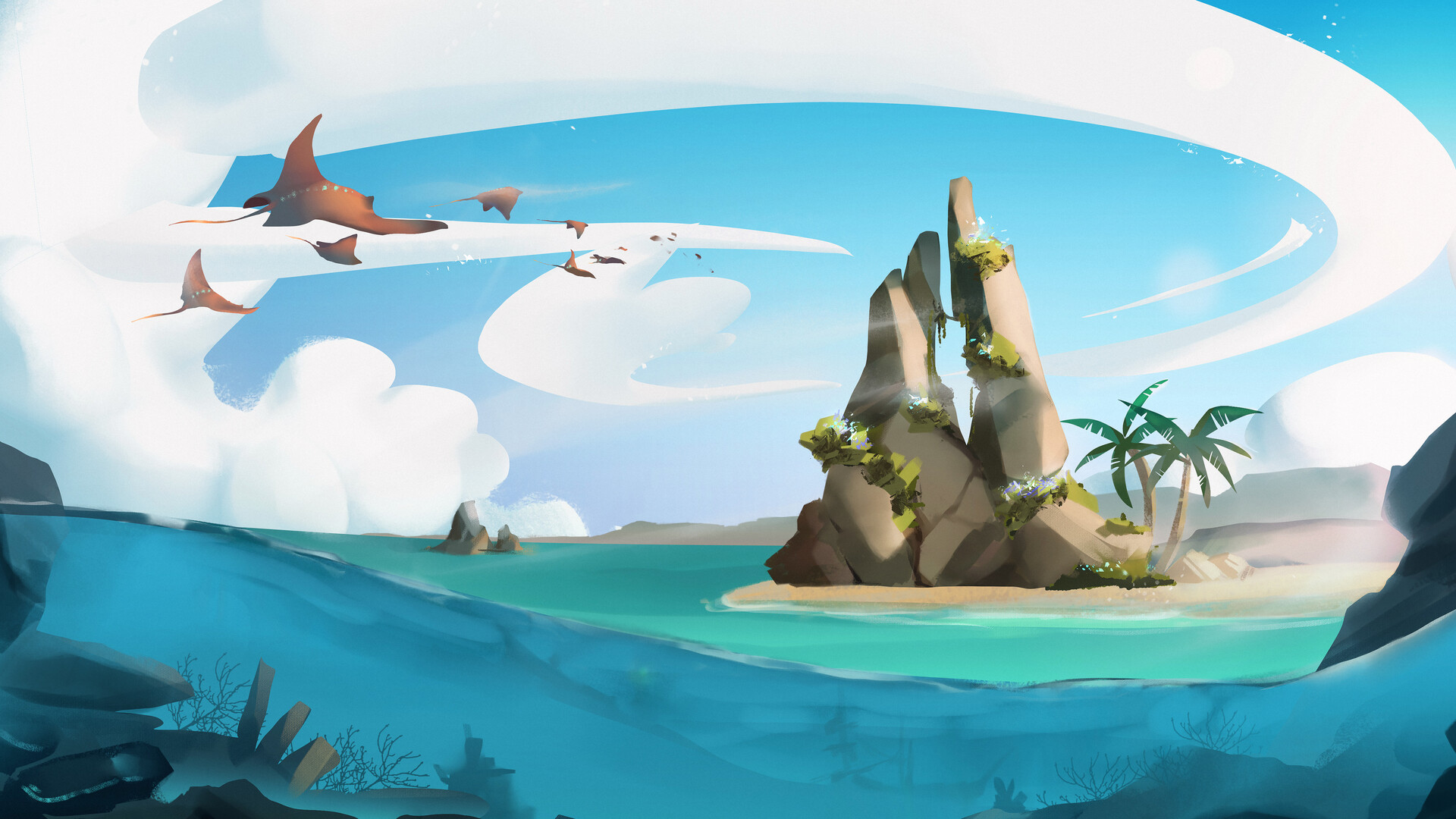 ArtStation - Background artwork 2020