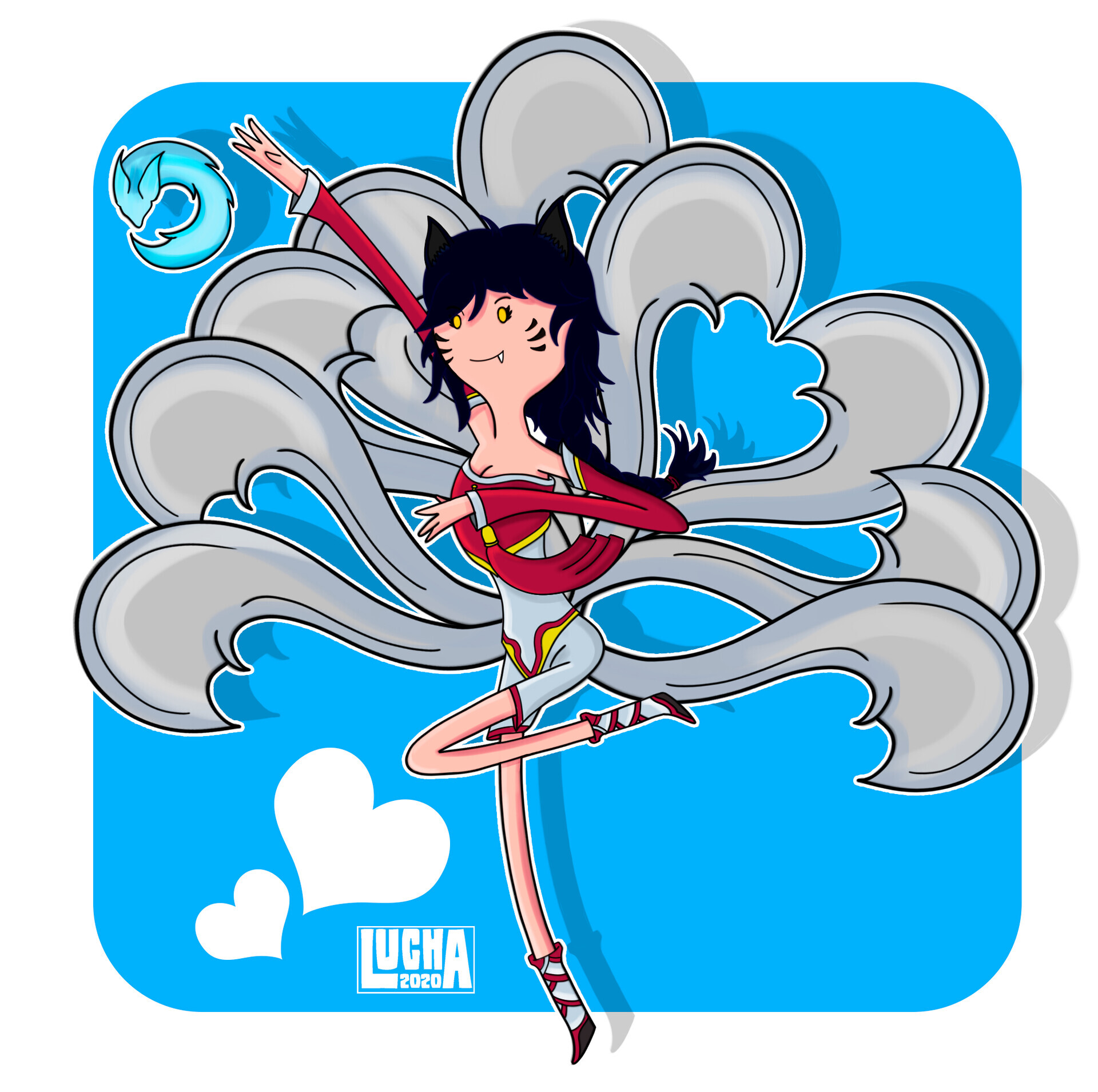 ArtStation - Ahri Cartoon