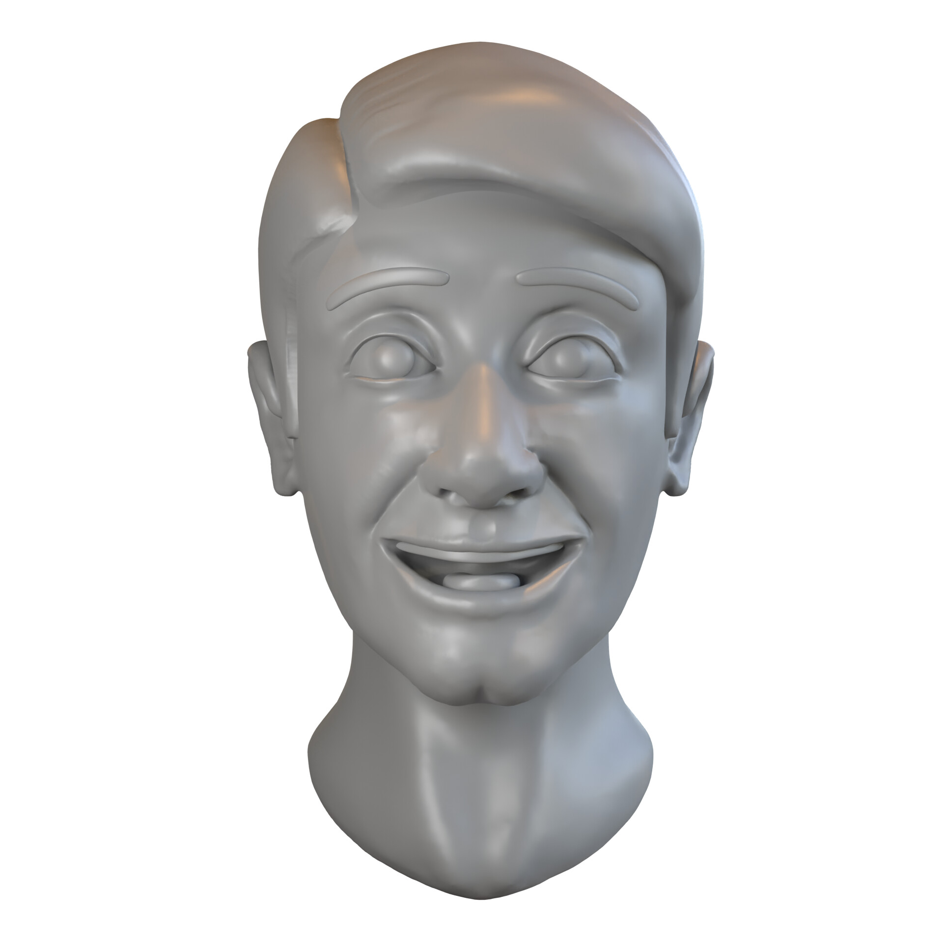Ryan King - Sculpting a Stylized Face For Beginners (Blender Tutorial)
