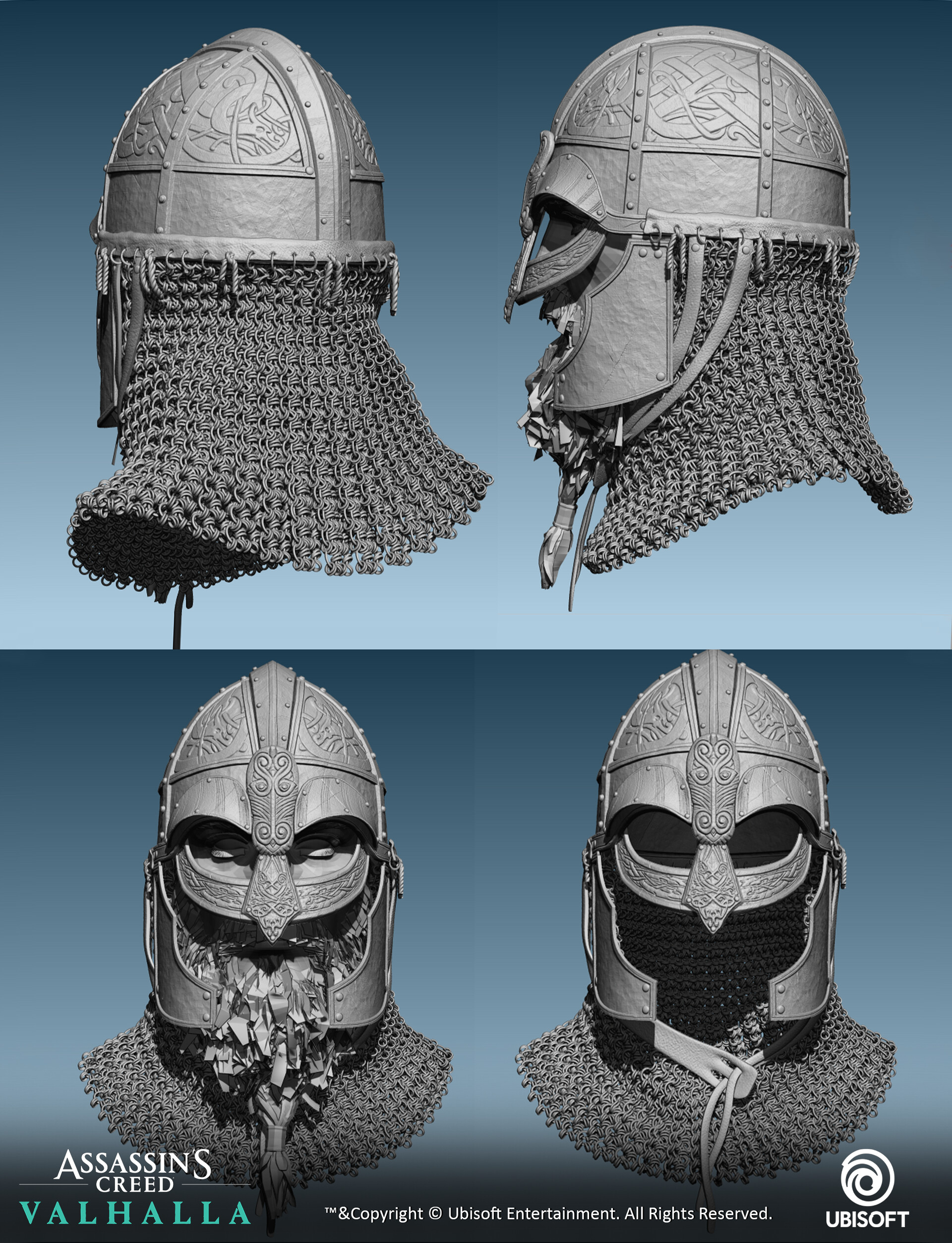 ArtStation - Assassin's Creed Valhalla_EivorHelmet