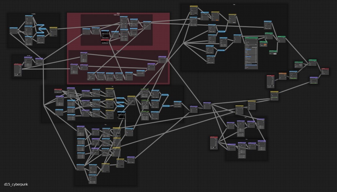 3D Bubble - #Nodevember Day 15 Cyberpunk