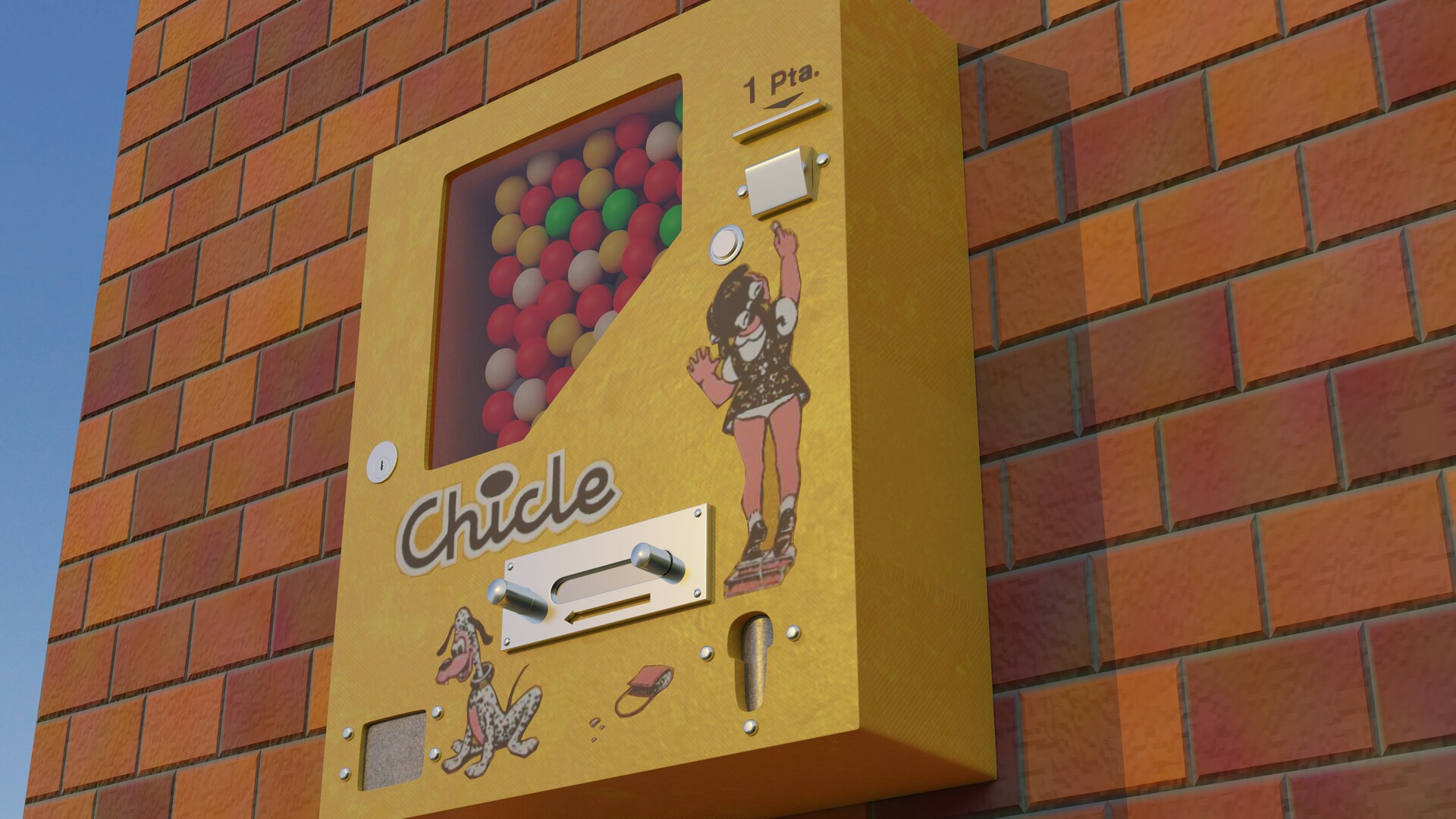 ArtStation - Expendedora de chicles antigua