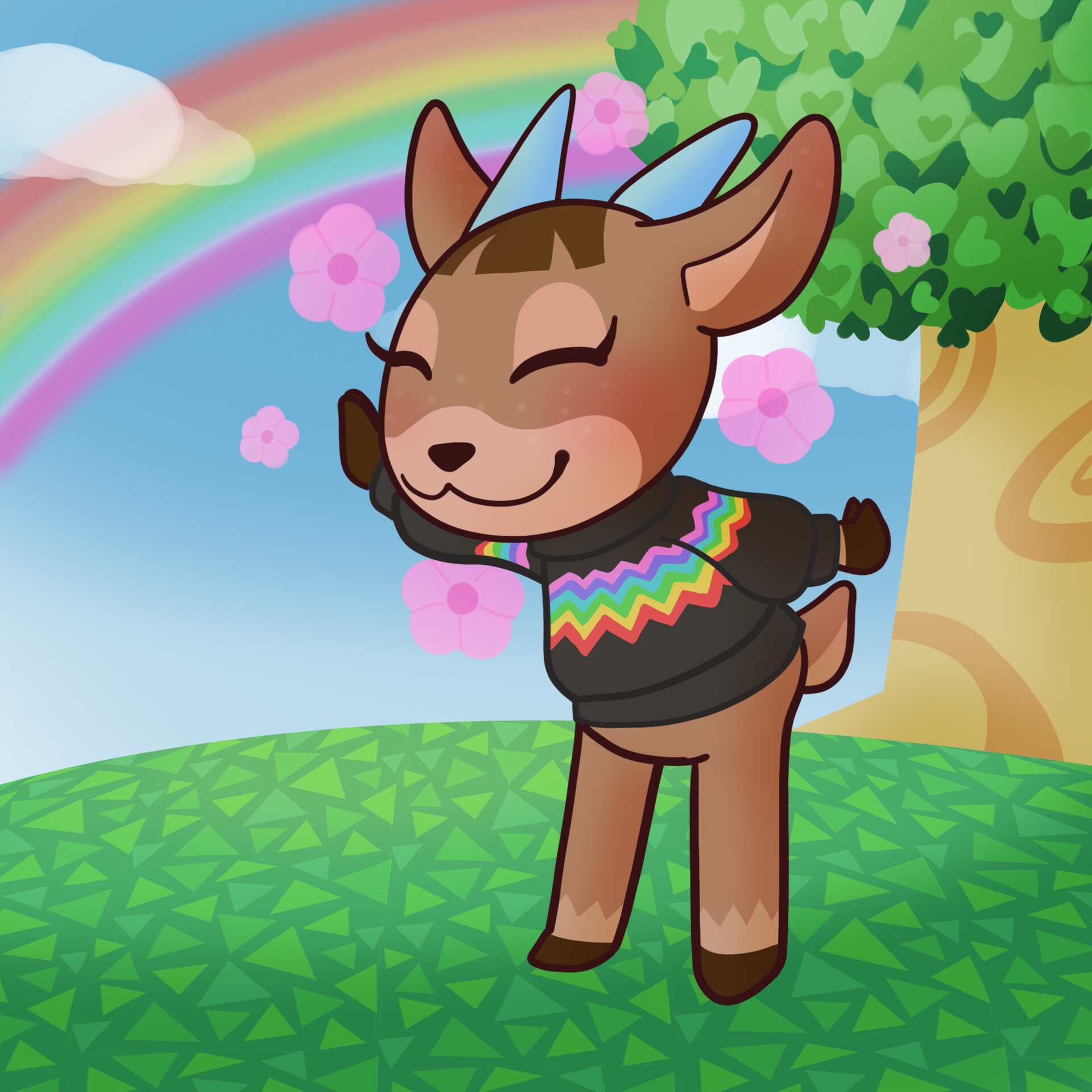 ArtStation - Animal Crossing character