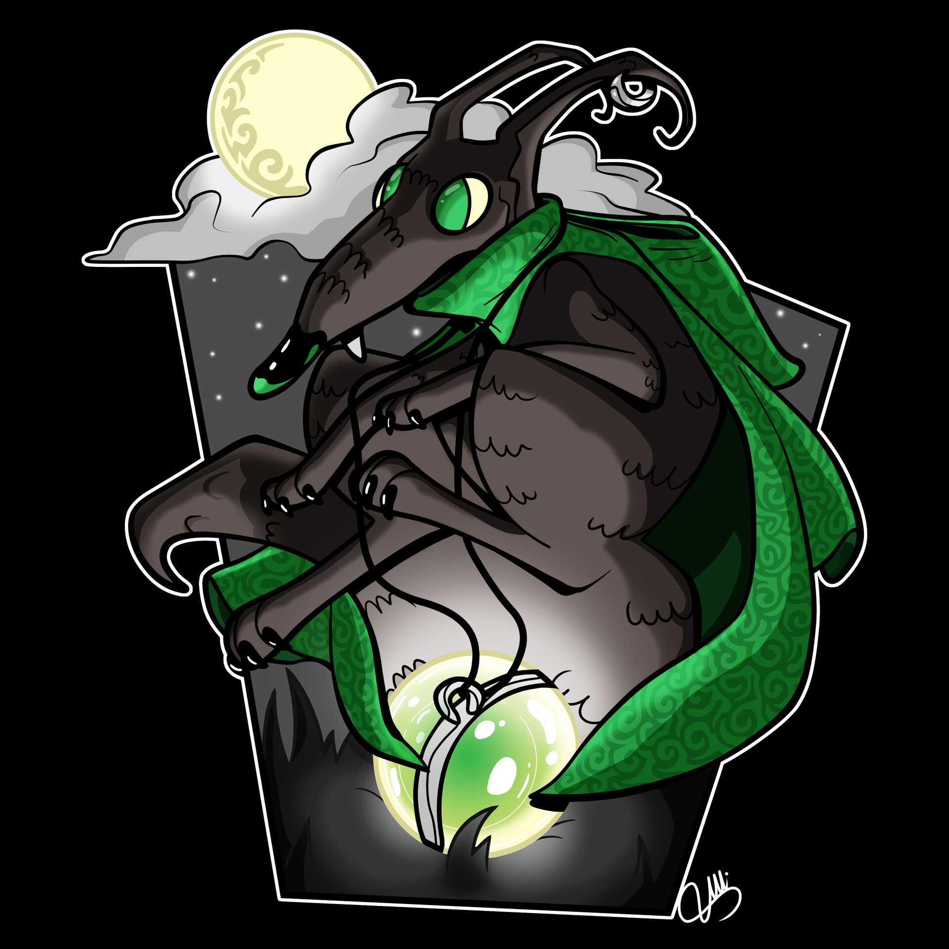 ArtStation - Magic wolf