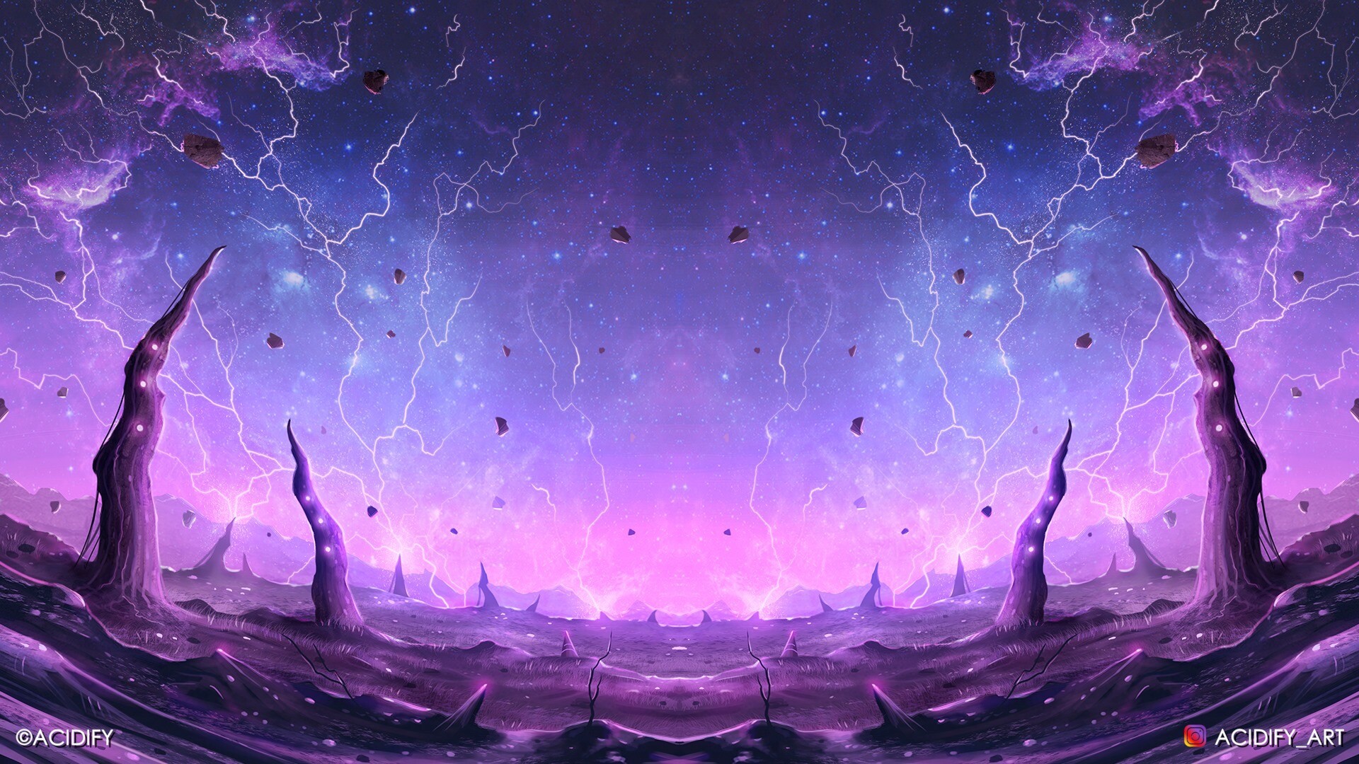 ArtStation - Galaxy (Outer Space / Sci-Fi Landscape Concept Art)