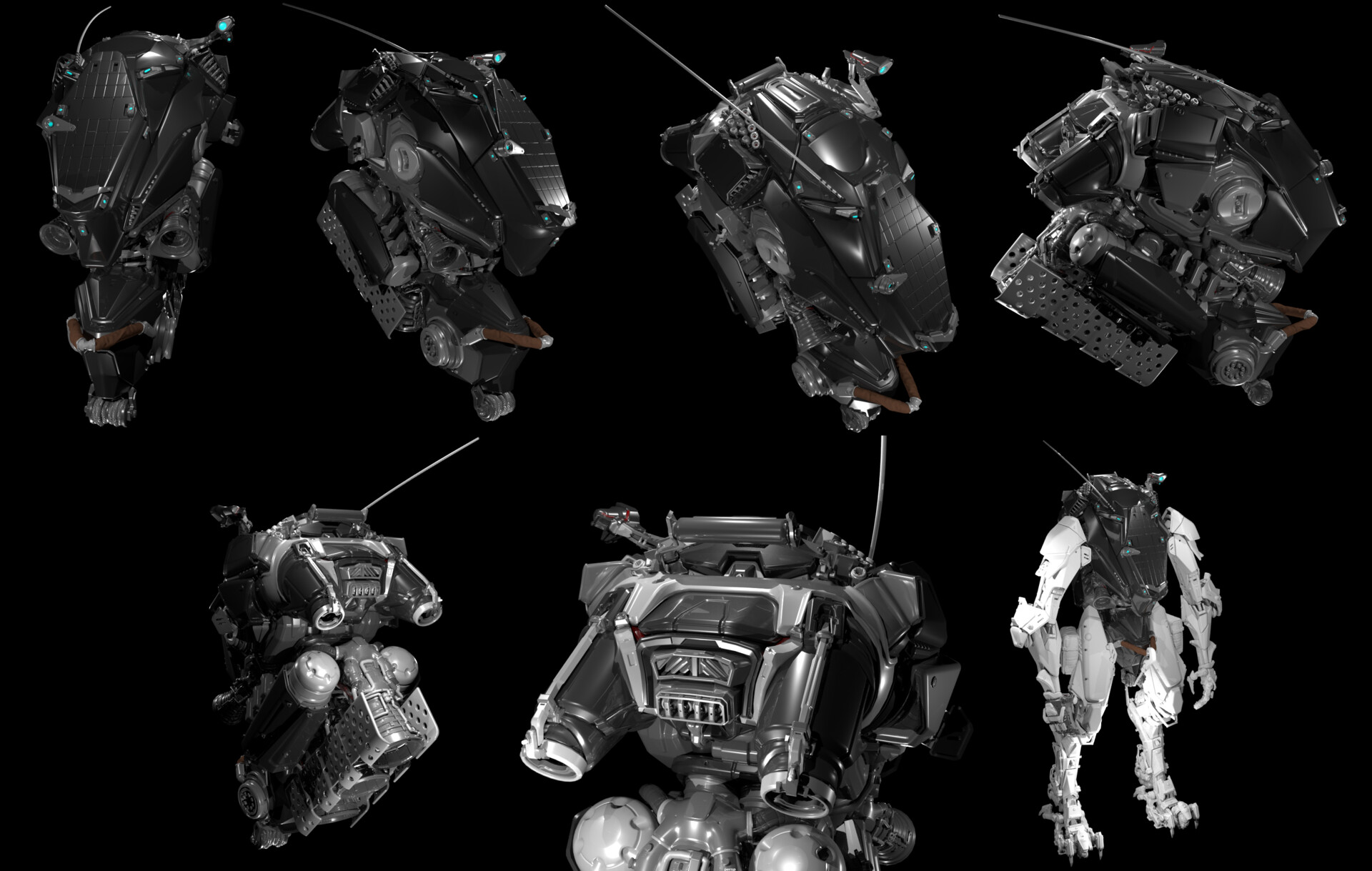 ArtStation - Pre-pro for Mech Rig