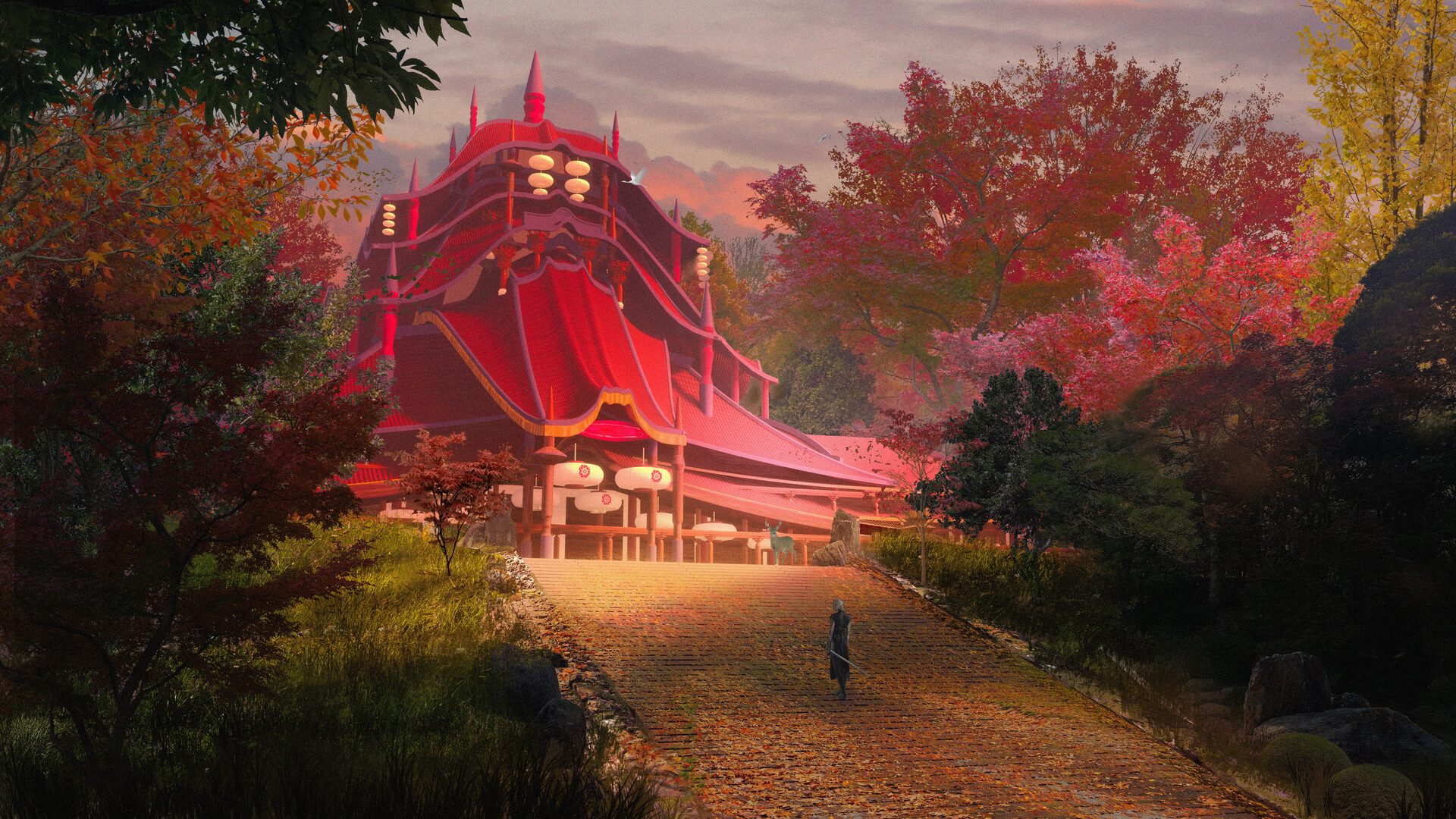 ArtStation - path to the temple