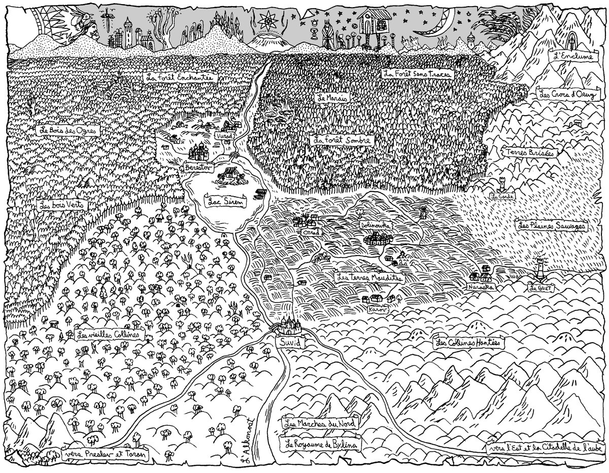 ArtStation - West Marches style campaign, players map