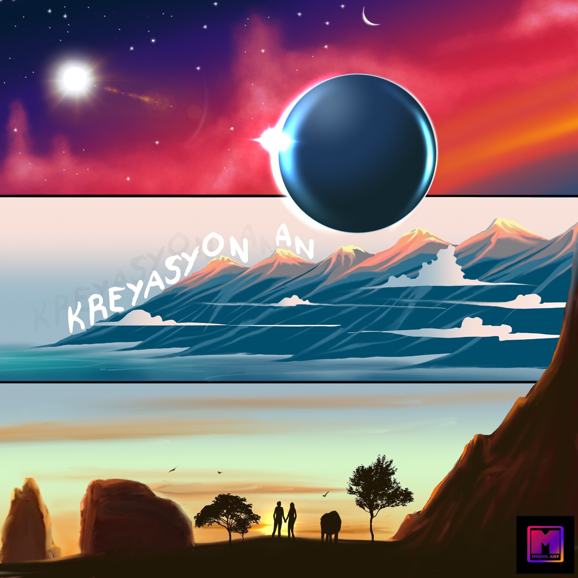 ArtStation - Bible cover art