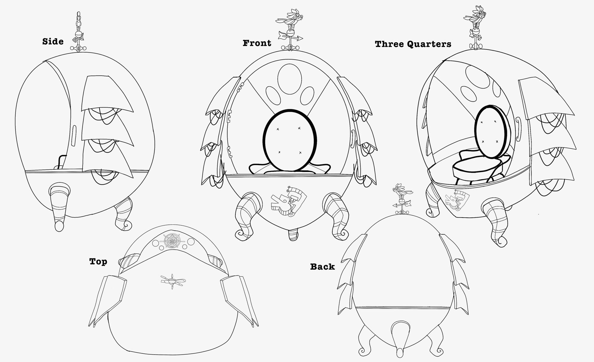 Kimberly Mendoza - Prop Design - 3D Modeling, Painting, and Turnaround