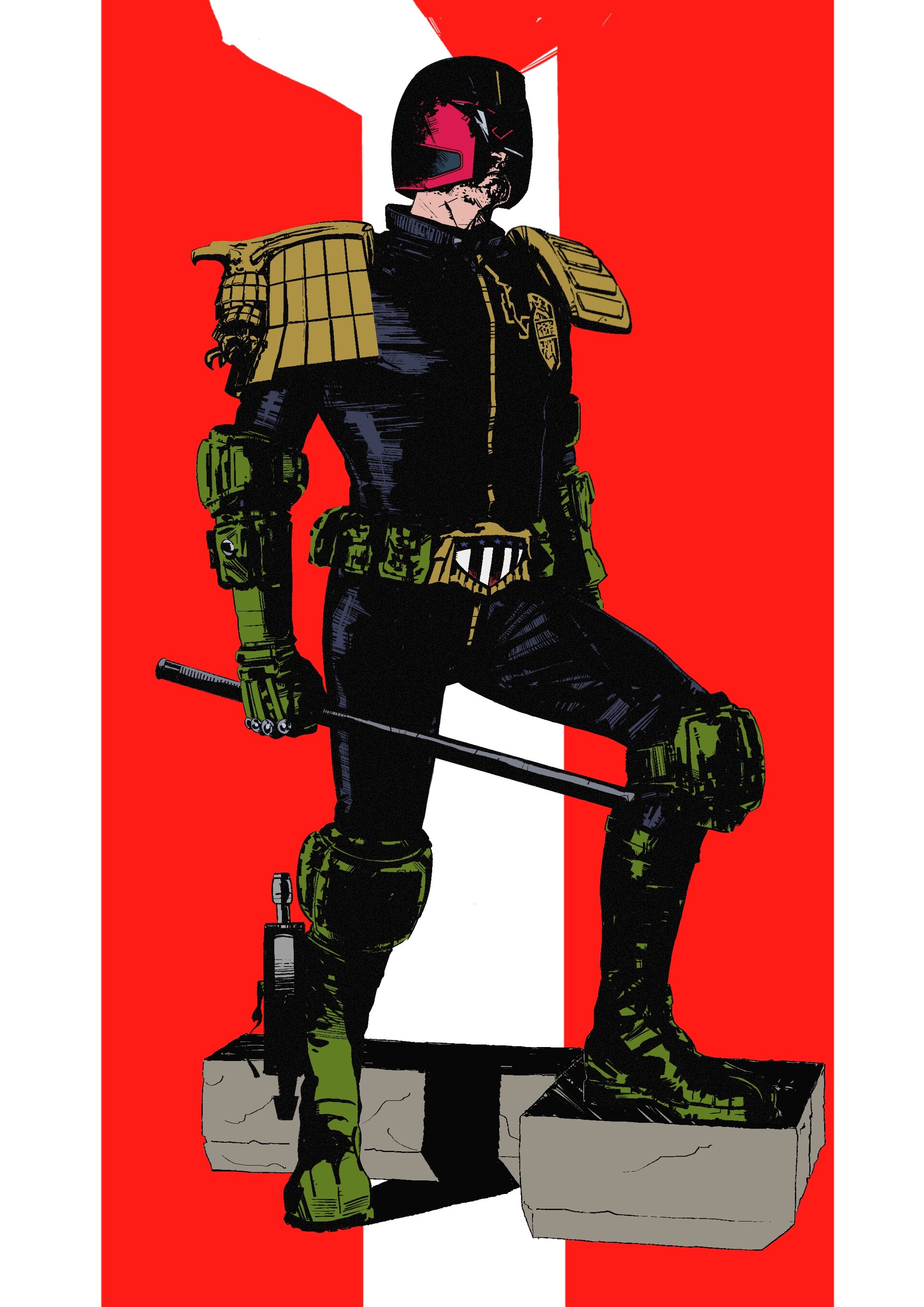 ArtStation - Judge Dredd.