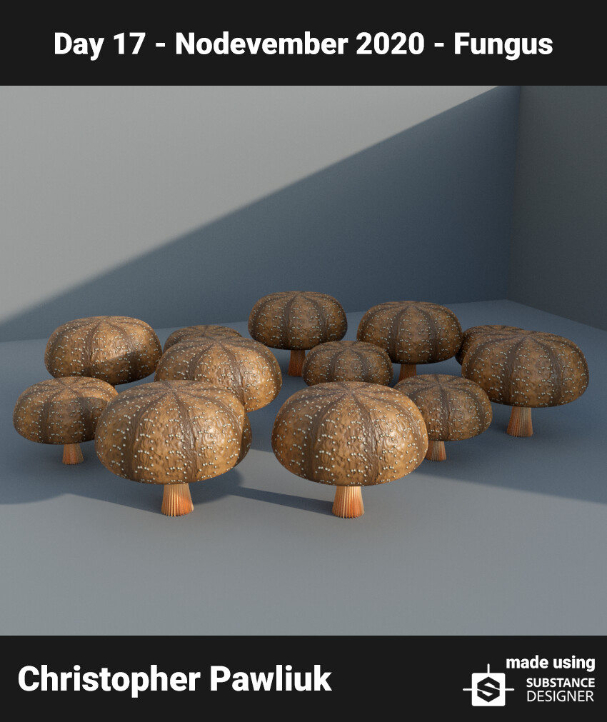 ArtStation - Fungus - Nodevember 2020 - Day 17