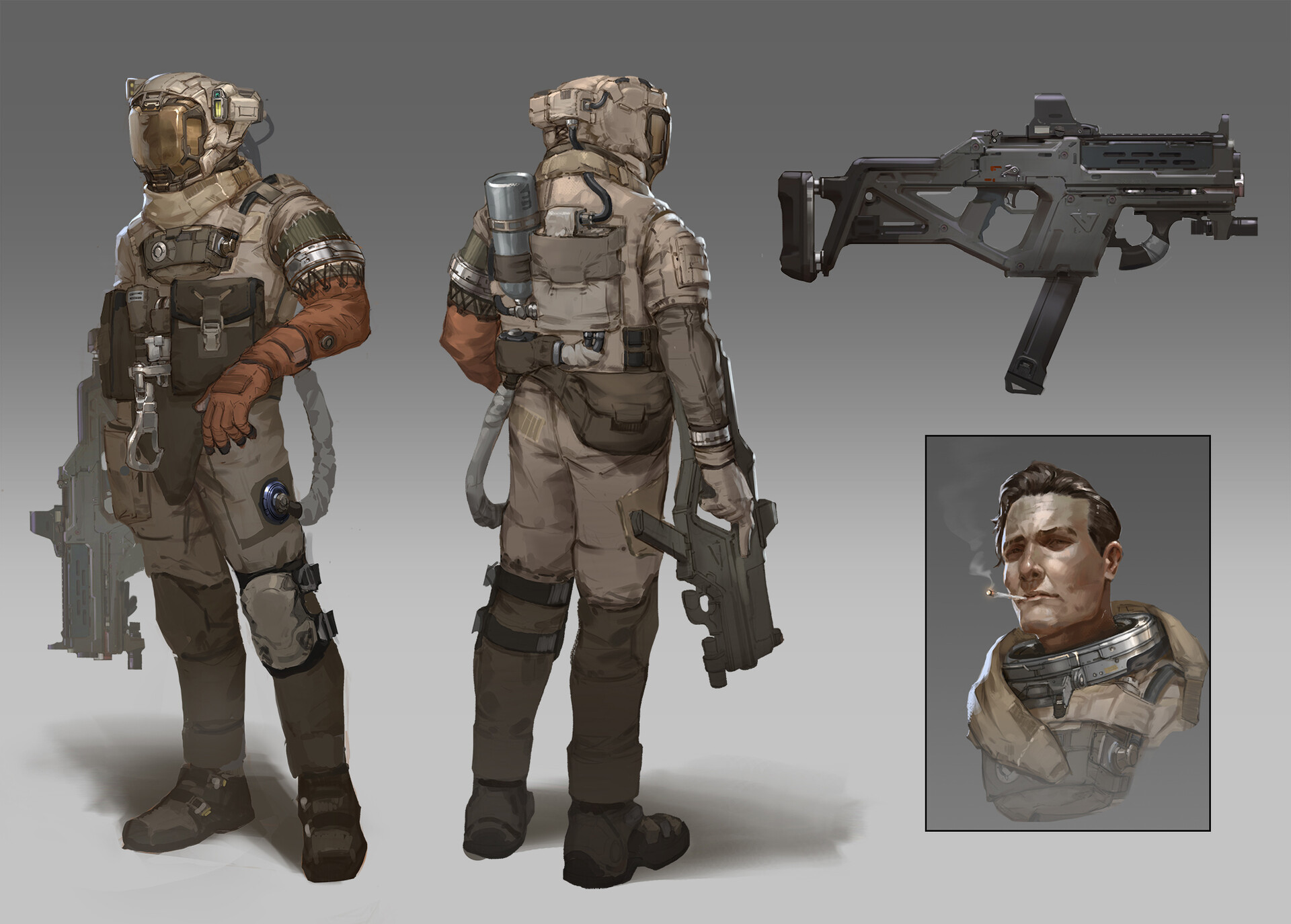 ArtStation - Space Mercenary